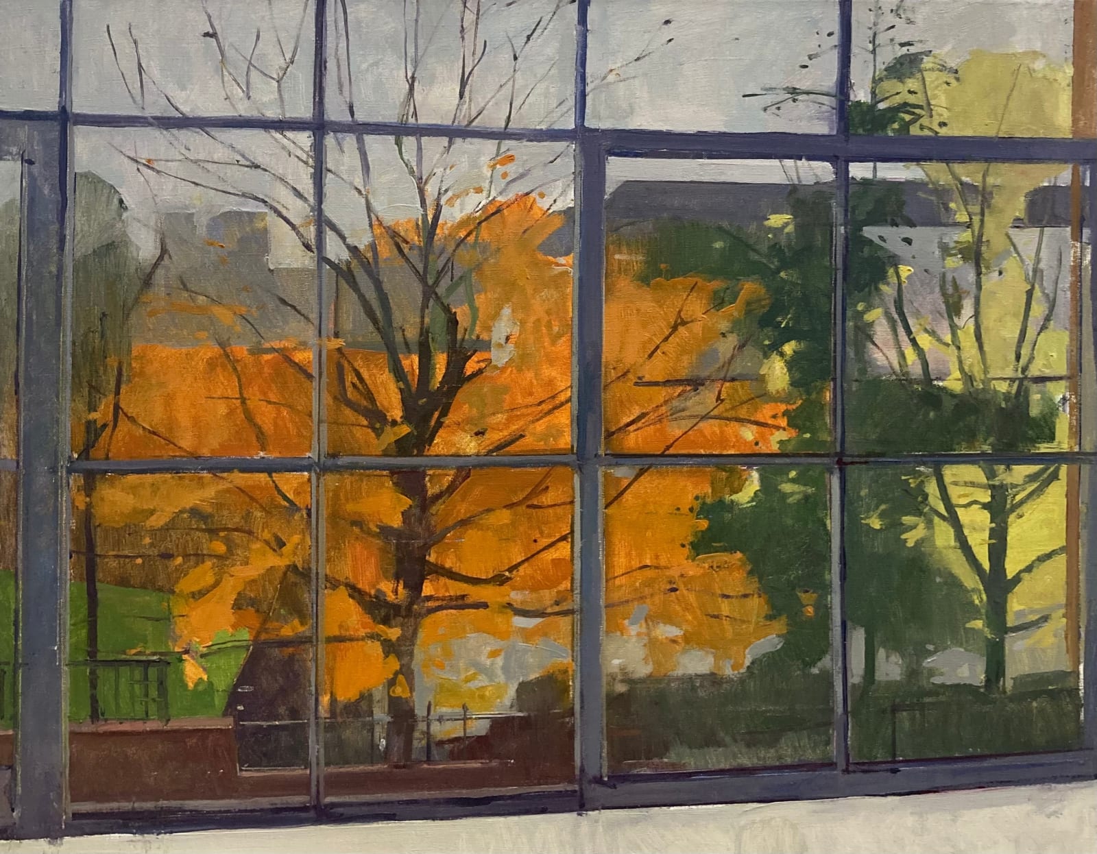 Jason Line, Studio Window, Autumn I | Contemporary Six