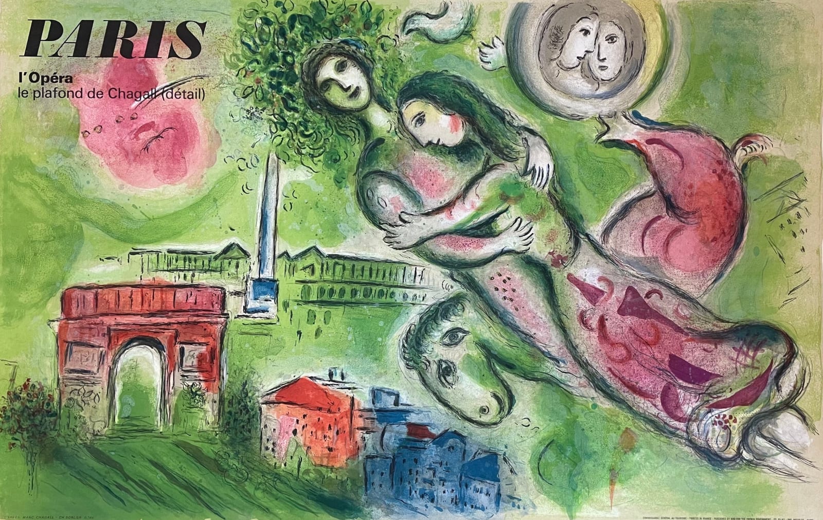 Marc Chagall, Paris Opera: Romeo and Juliet , 1964 | DANTZIG GALLERY