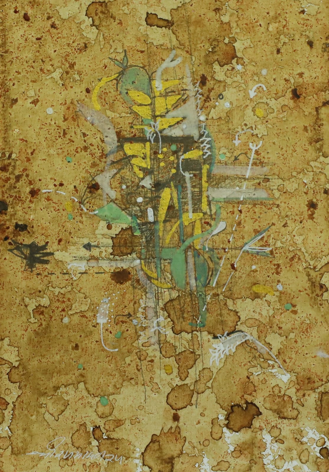 Dheeraj Yadav Mystireous Lines 2024 Dhoomimal Gallery