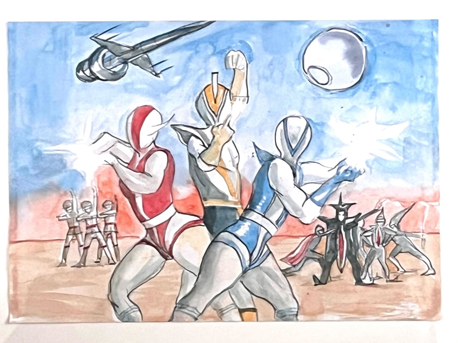 Su Hui-Yu, The Space Warriors and the Digigrave, drawing/storyboard No ...
