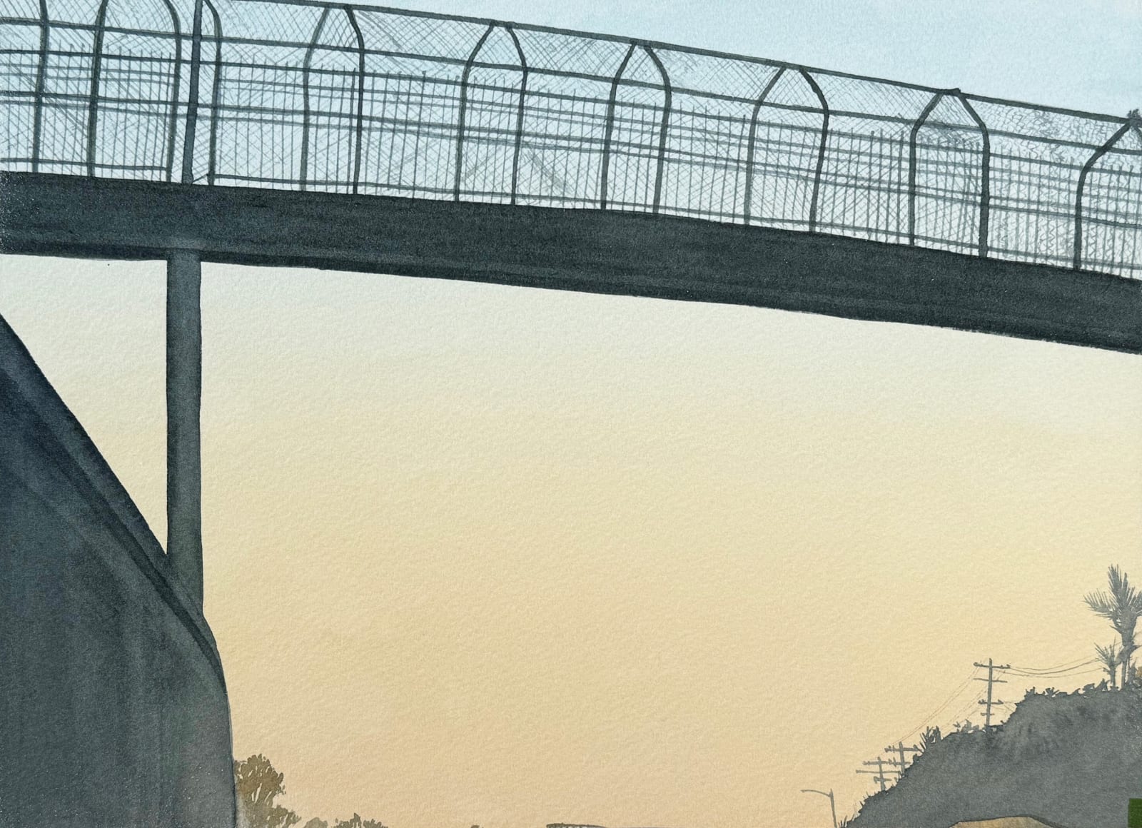 David Muller, Pedestrian Overpass, 2024 | Eleanor Harwood Gallery