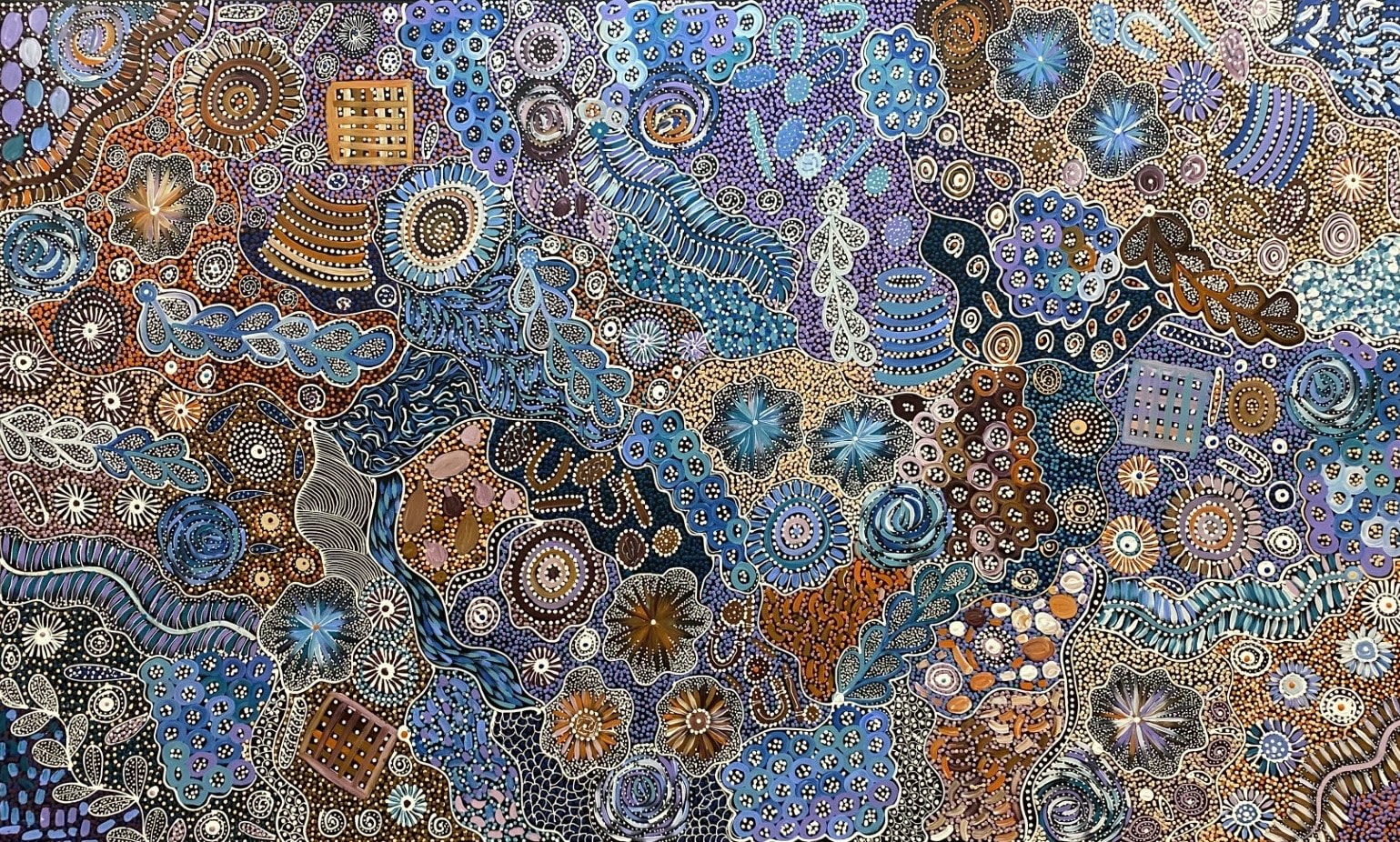 Janet Golder Kngwarreye, My Father's Country , 2024 | Everywhen Art