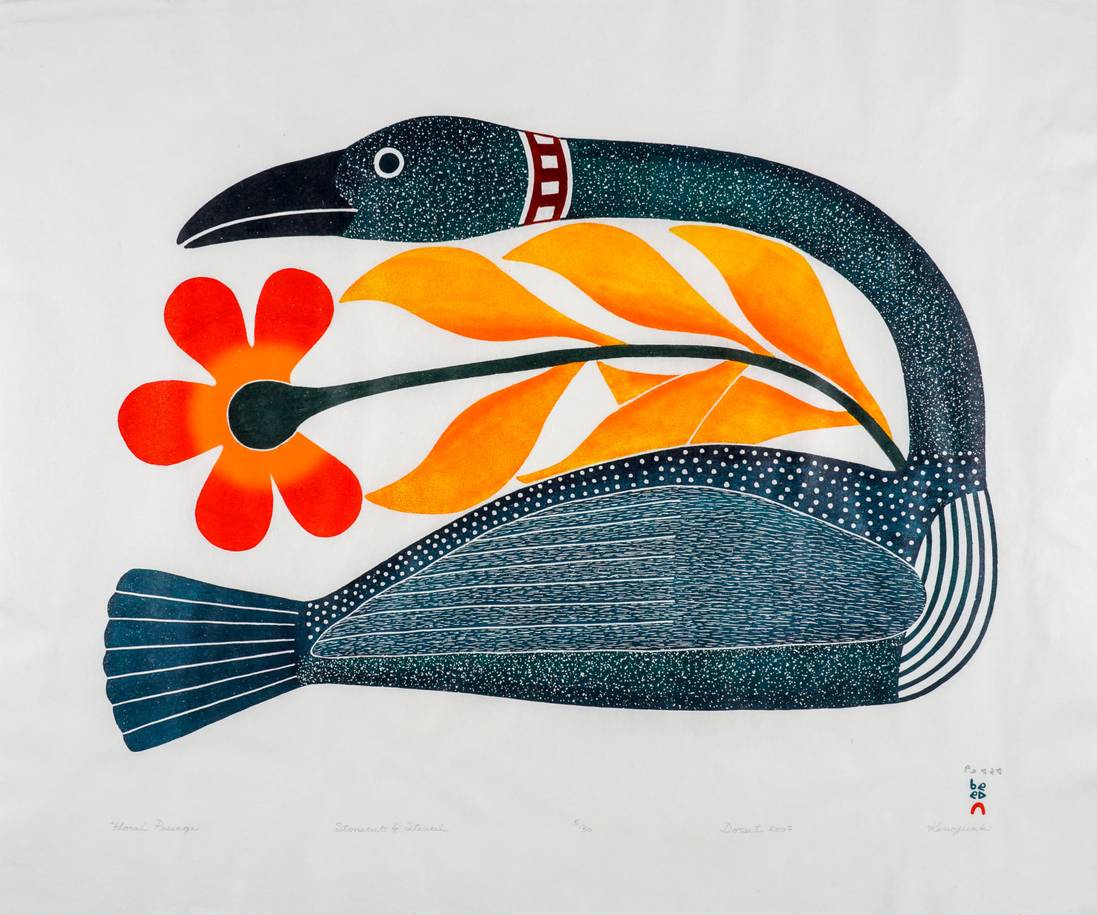 KENOJUAK ASHEVAK, C.C., R.C.A. (1927-2013) KINNGAIT (CAPE DORSET ...