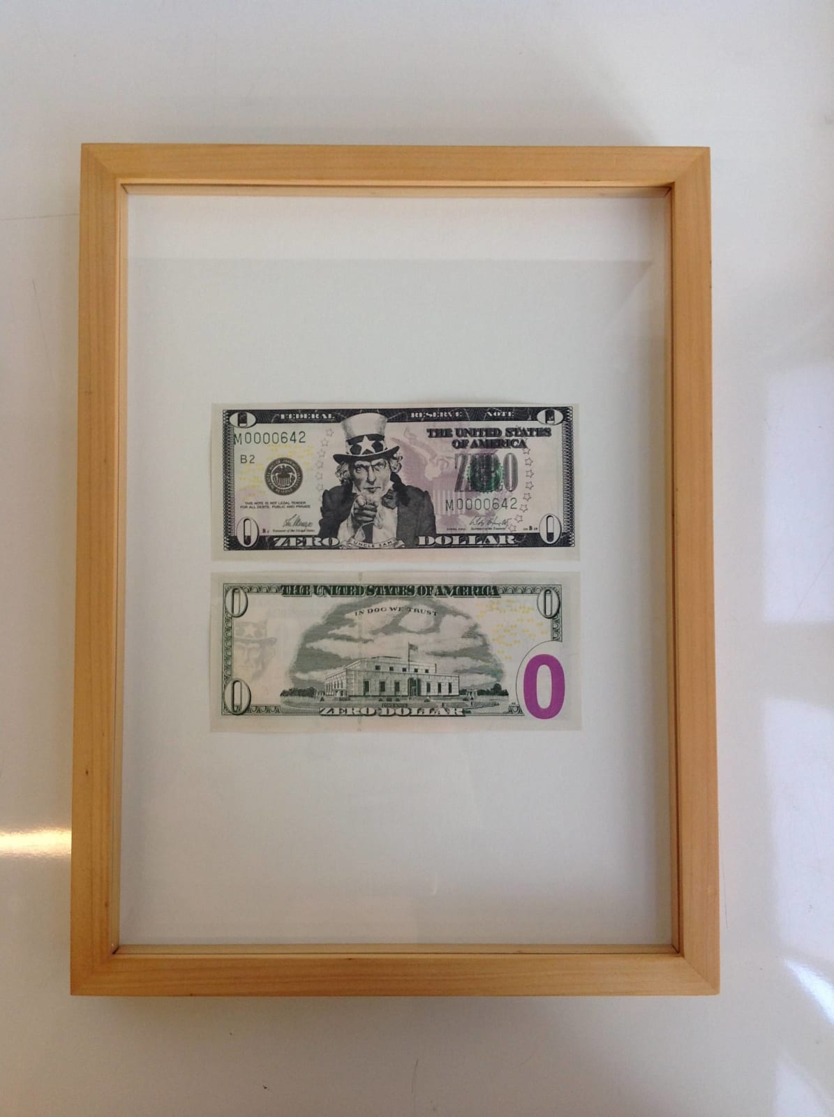 Cildo Meireles, Zero Dólar [Zero Dollar], 2014 | Luisa Strina