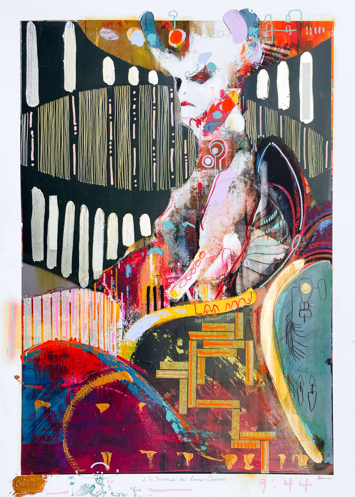 Dominic Besner, À la Traverse des Lunes Échasses-19, 2024 | Galerie LeRoyer