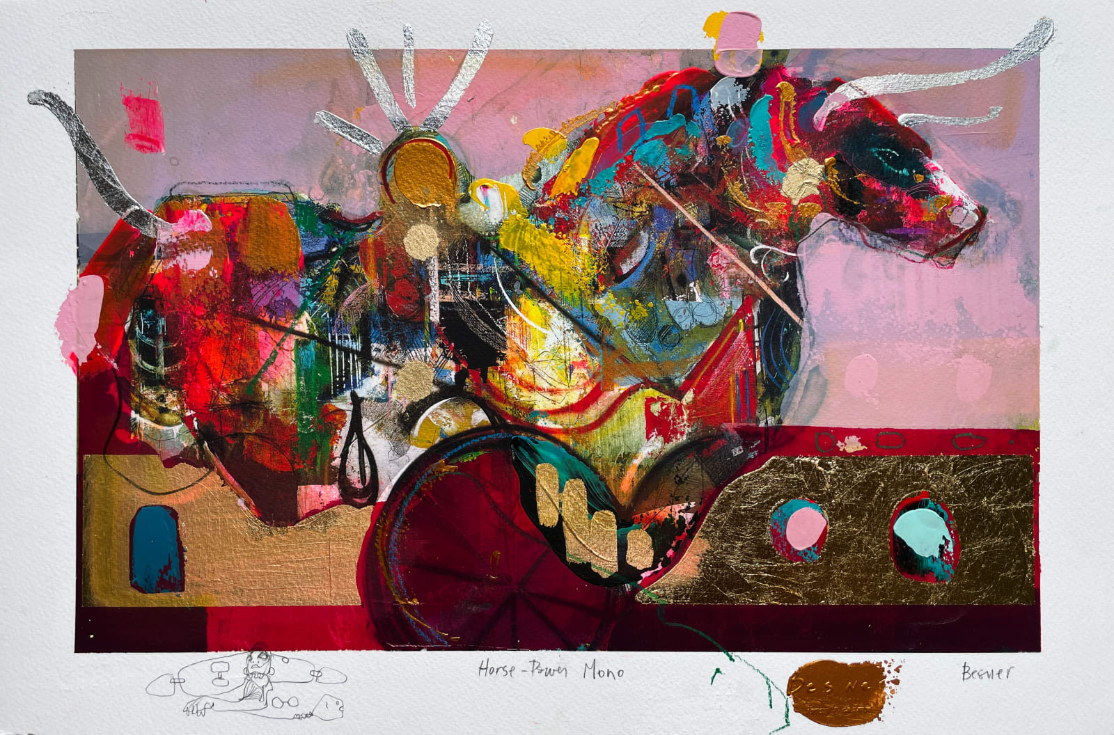 Dominic Besner, Horse-Power Mono-106, 2024 | Galerie LeRoyer