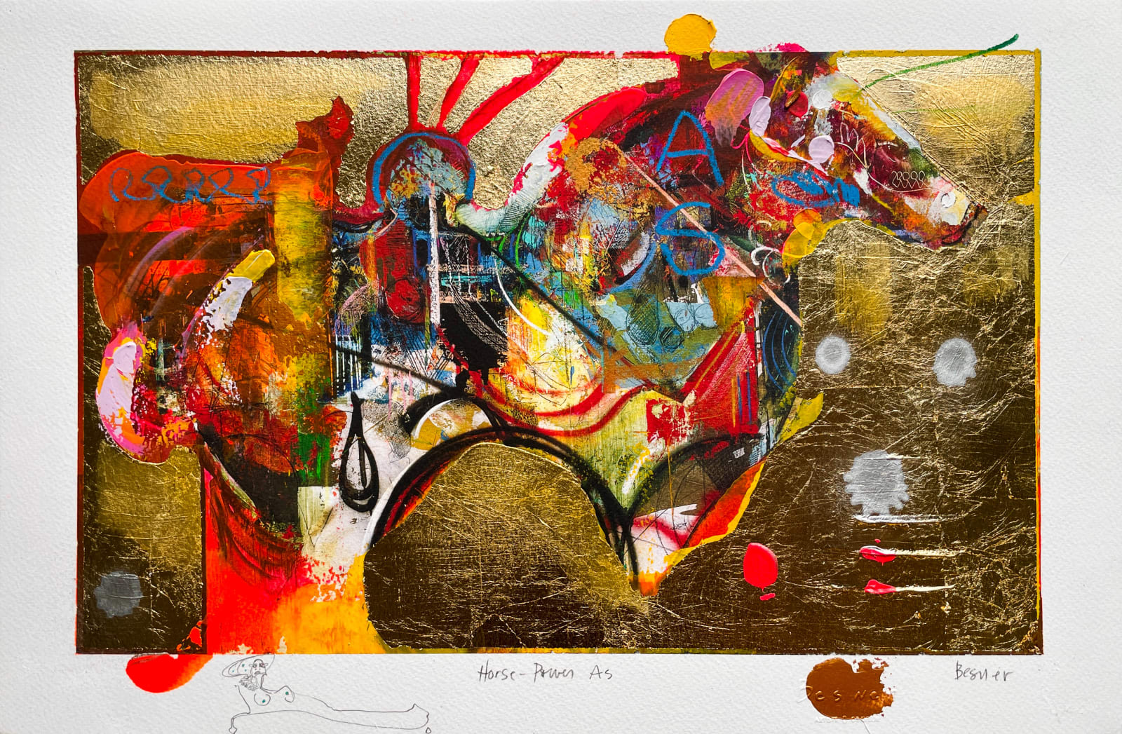 Dominic Besner, Horse-Power As-214, 2024 | Galerie LeRoyer