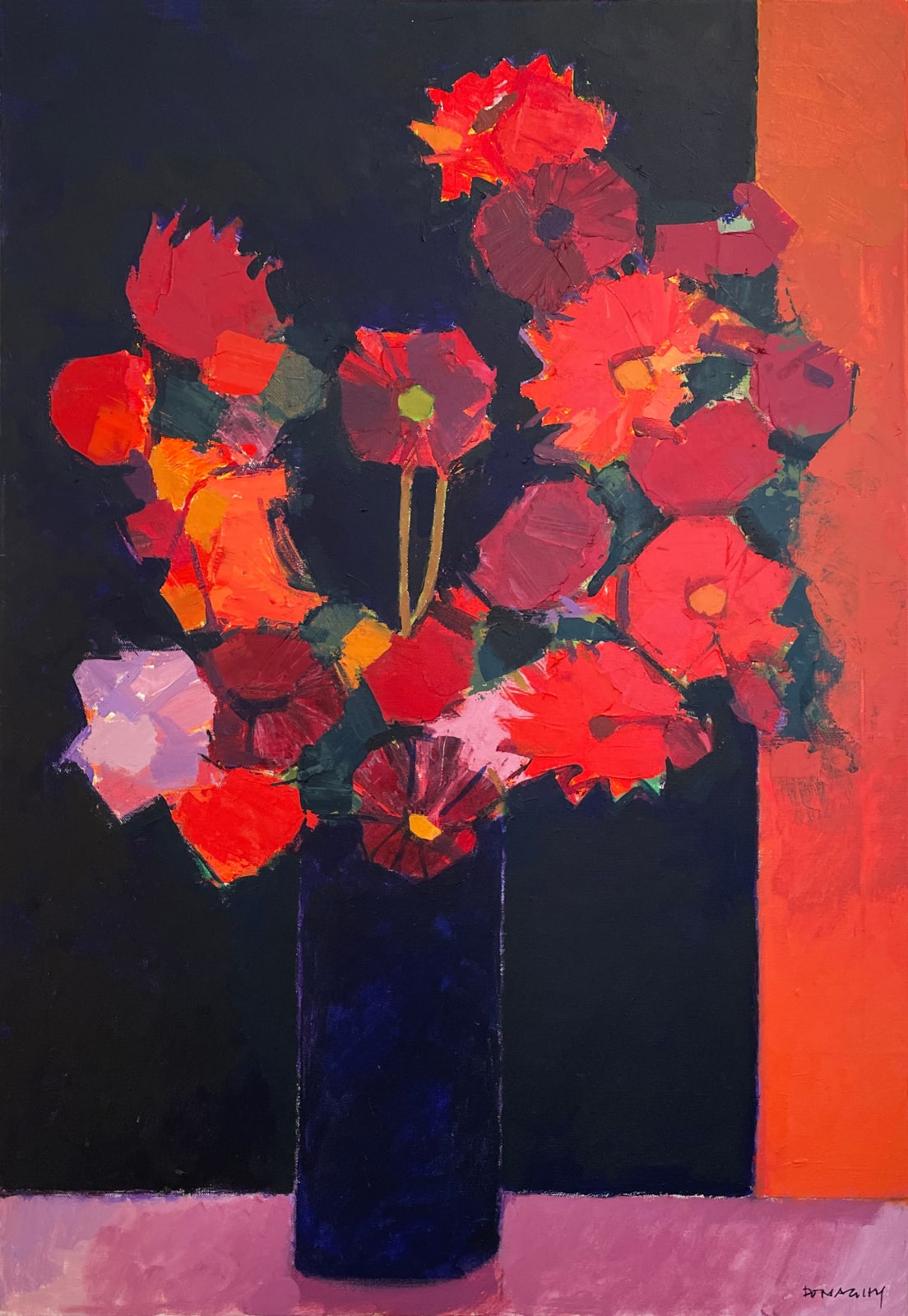 Paul Donaghy, Evening Dahlias | Gormleys Gallery