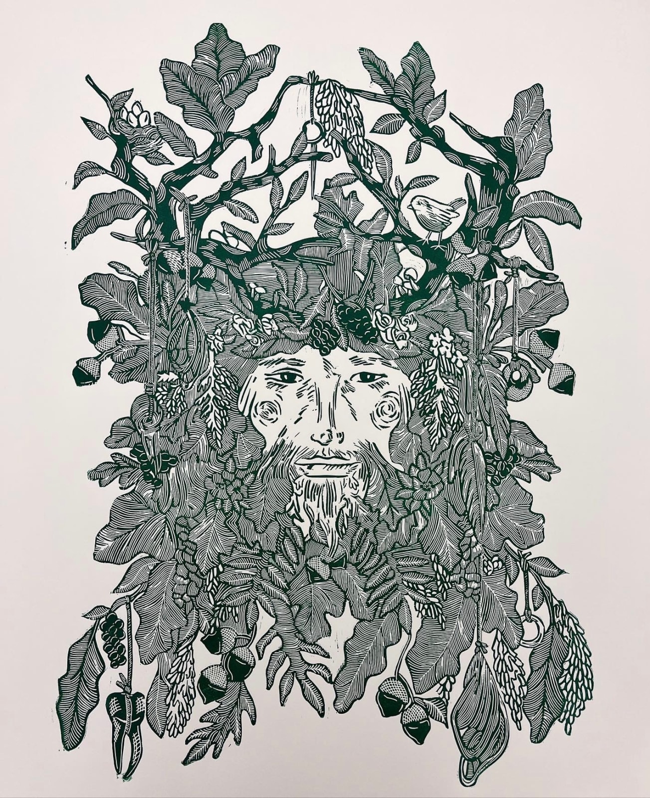 Megan Bellatrix Archibald, The Green Man, 2023 | shop ...