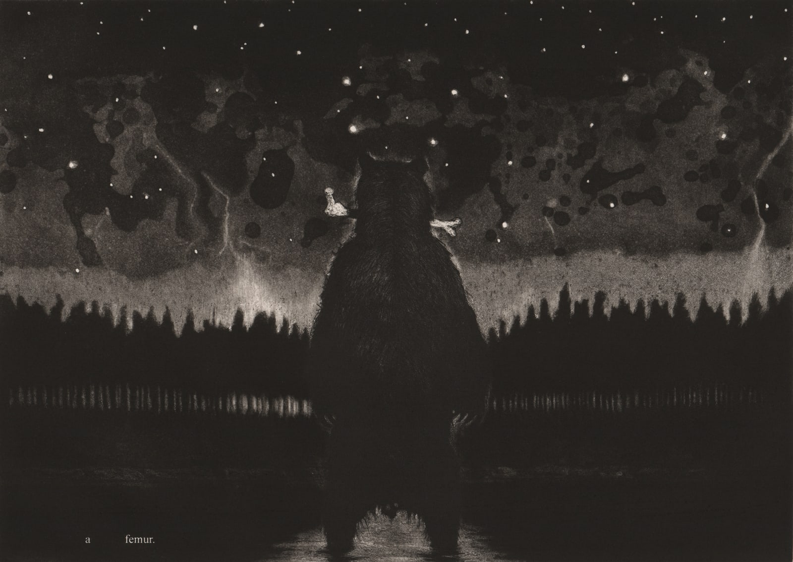 Ken Currie, The Bear, 2022 | shop.glasgowprintstudio.co.uk