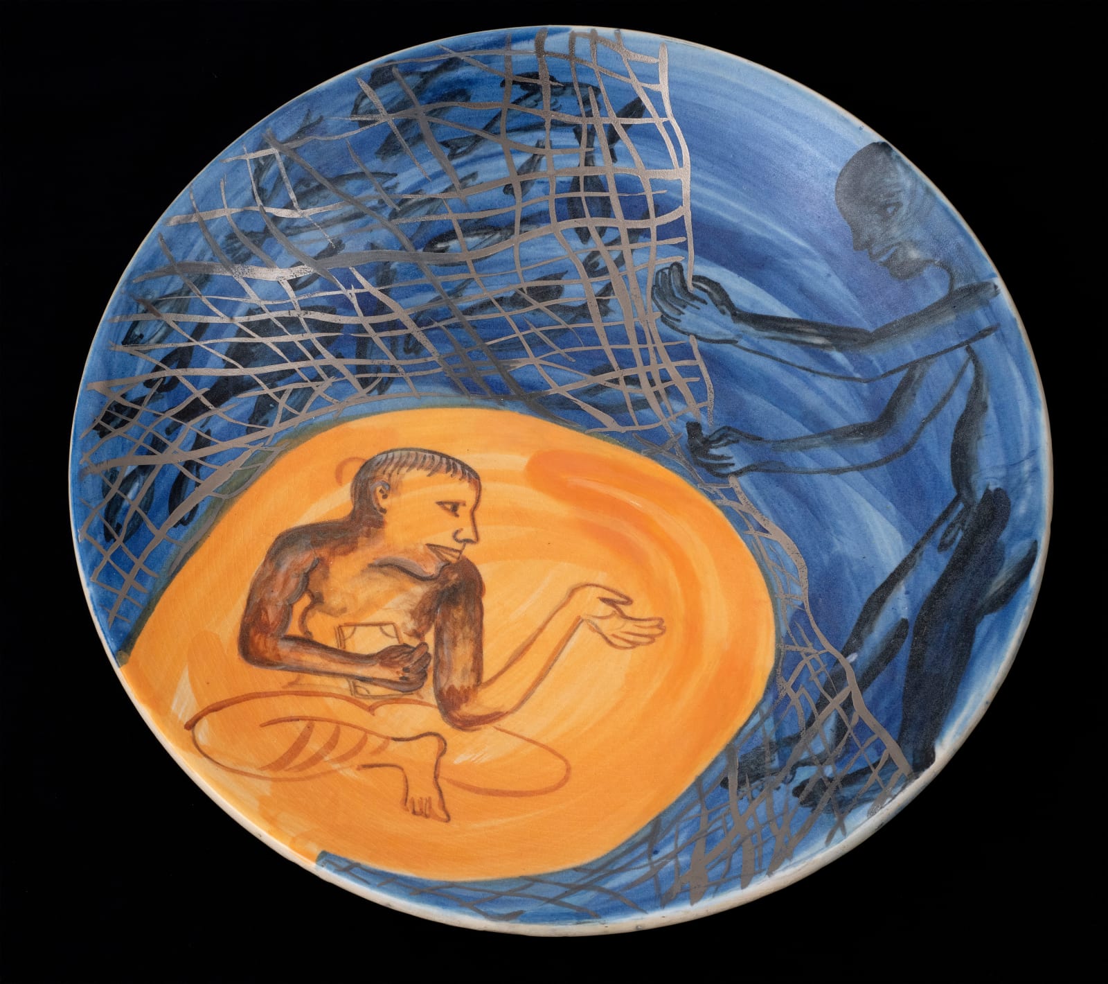 Bhupen Khakhar, Untitled (Casting the Net), 1995 Circa | Grosvenor Gallery