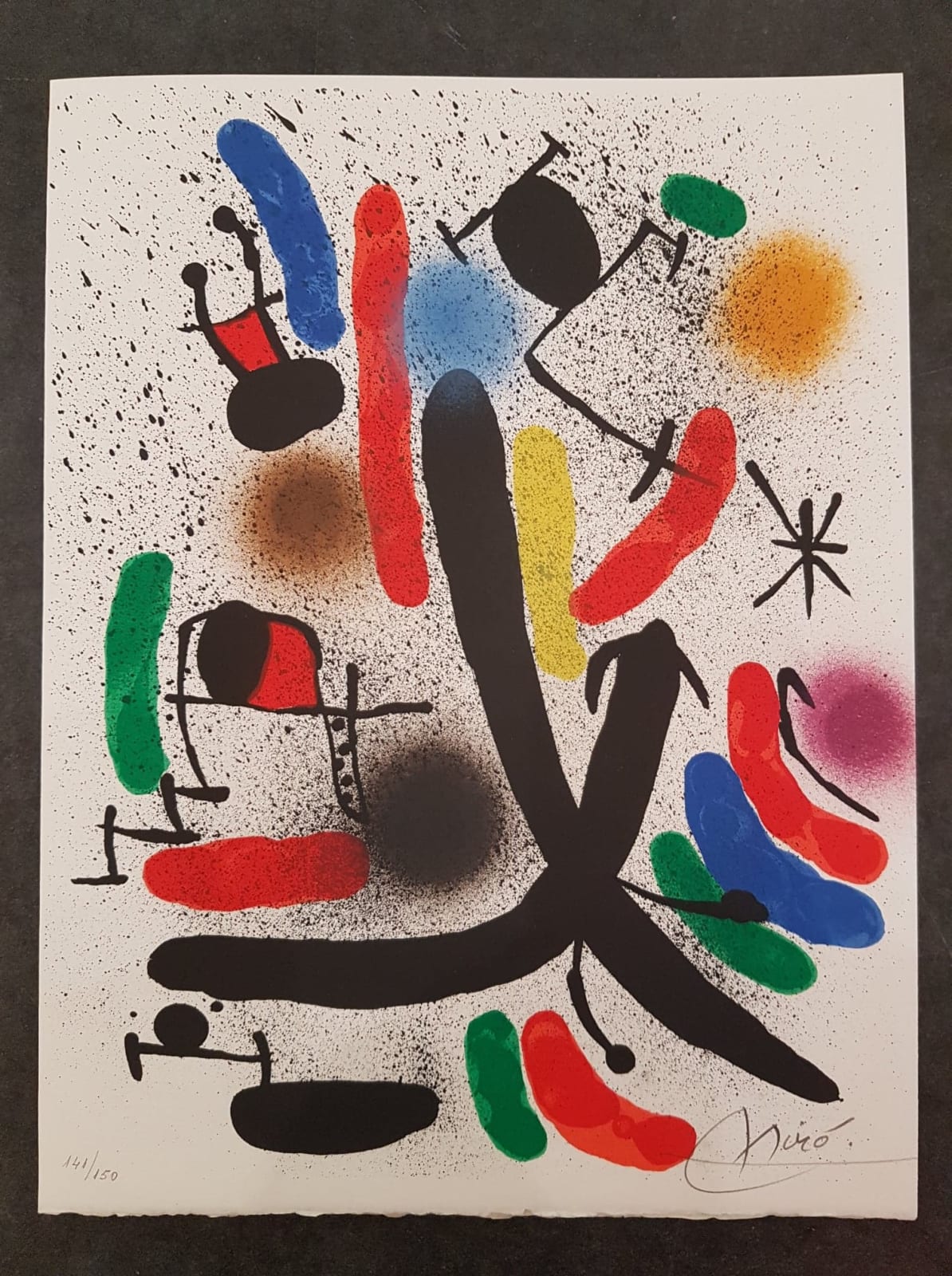 Joan Miro, From 'Lithography I', 1972 | Hidden Gallery