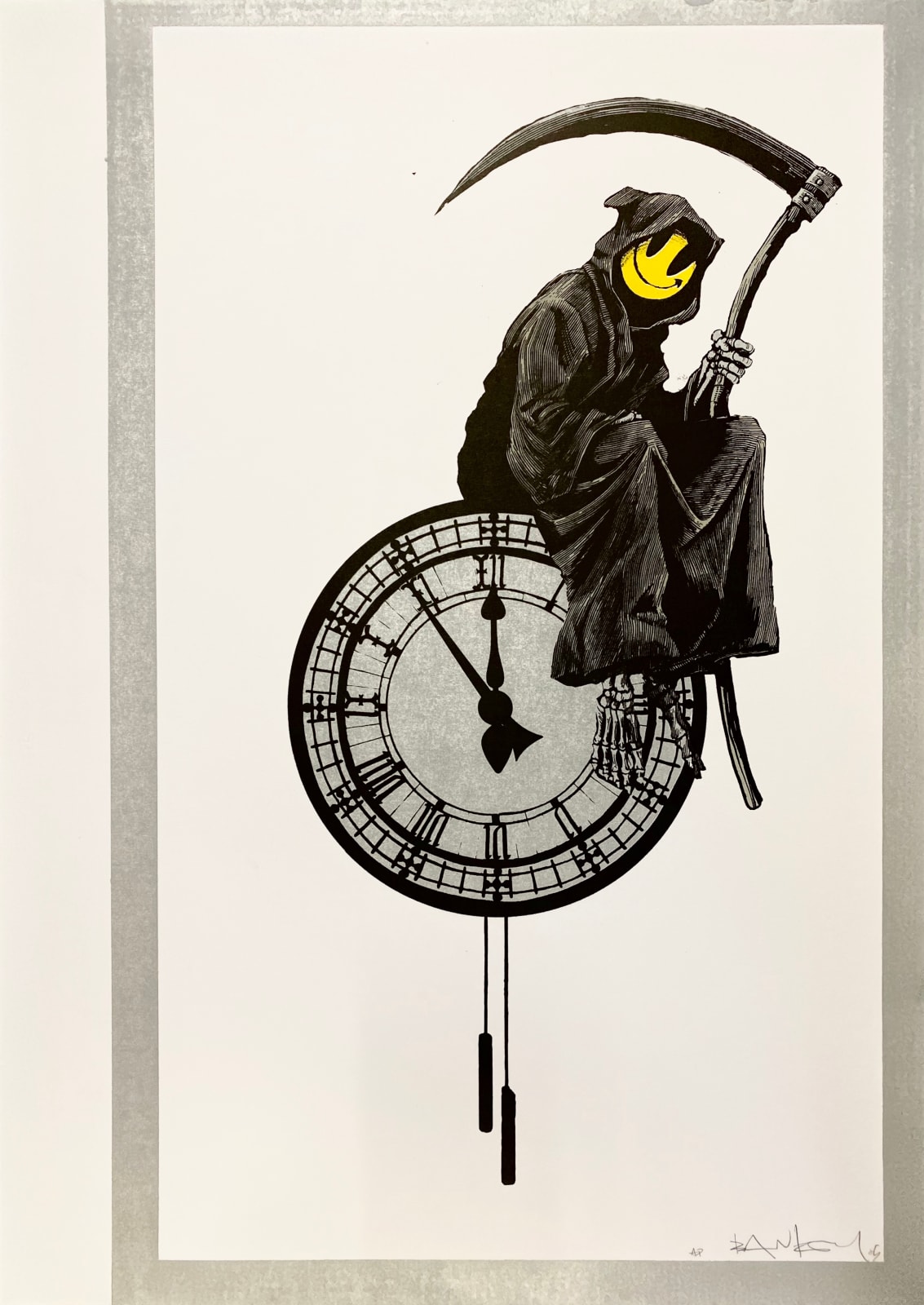 Banksy, Grin Reaper, 2005 | HOFA Gallery (House of Fine Art)