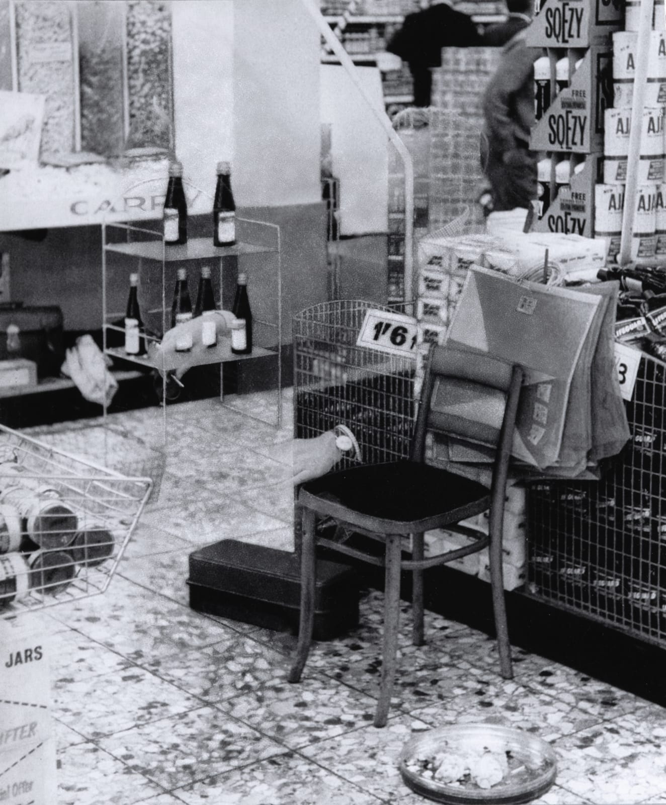 Jonathan Owen, Eraser Drawing (Michael Caine), 2020 | Ingleby Gallery