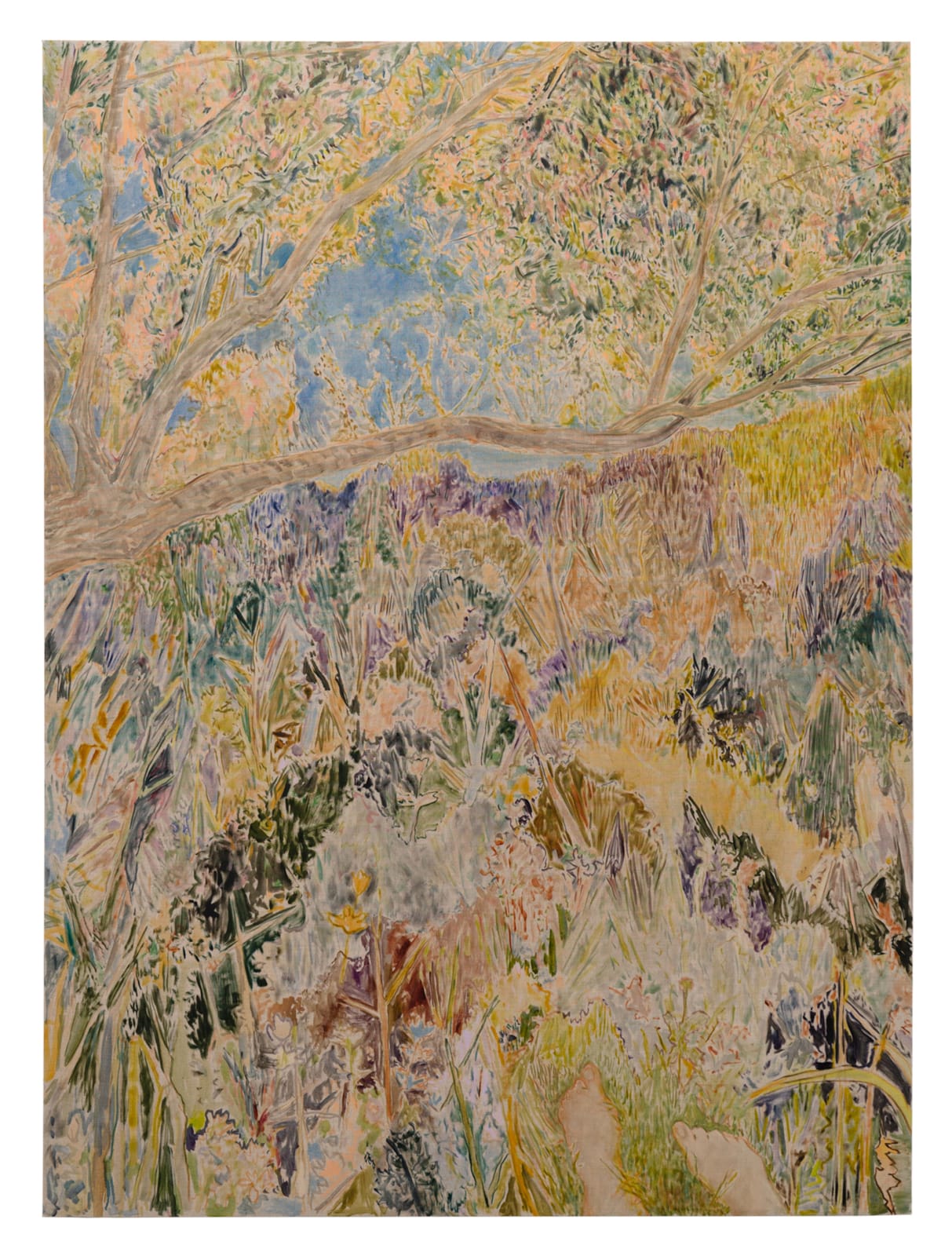 Hayley Barker, Field Under Tree, 2021 | Ingleby Gallery