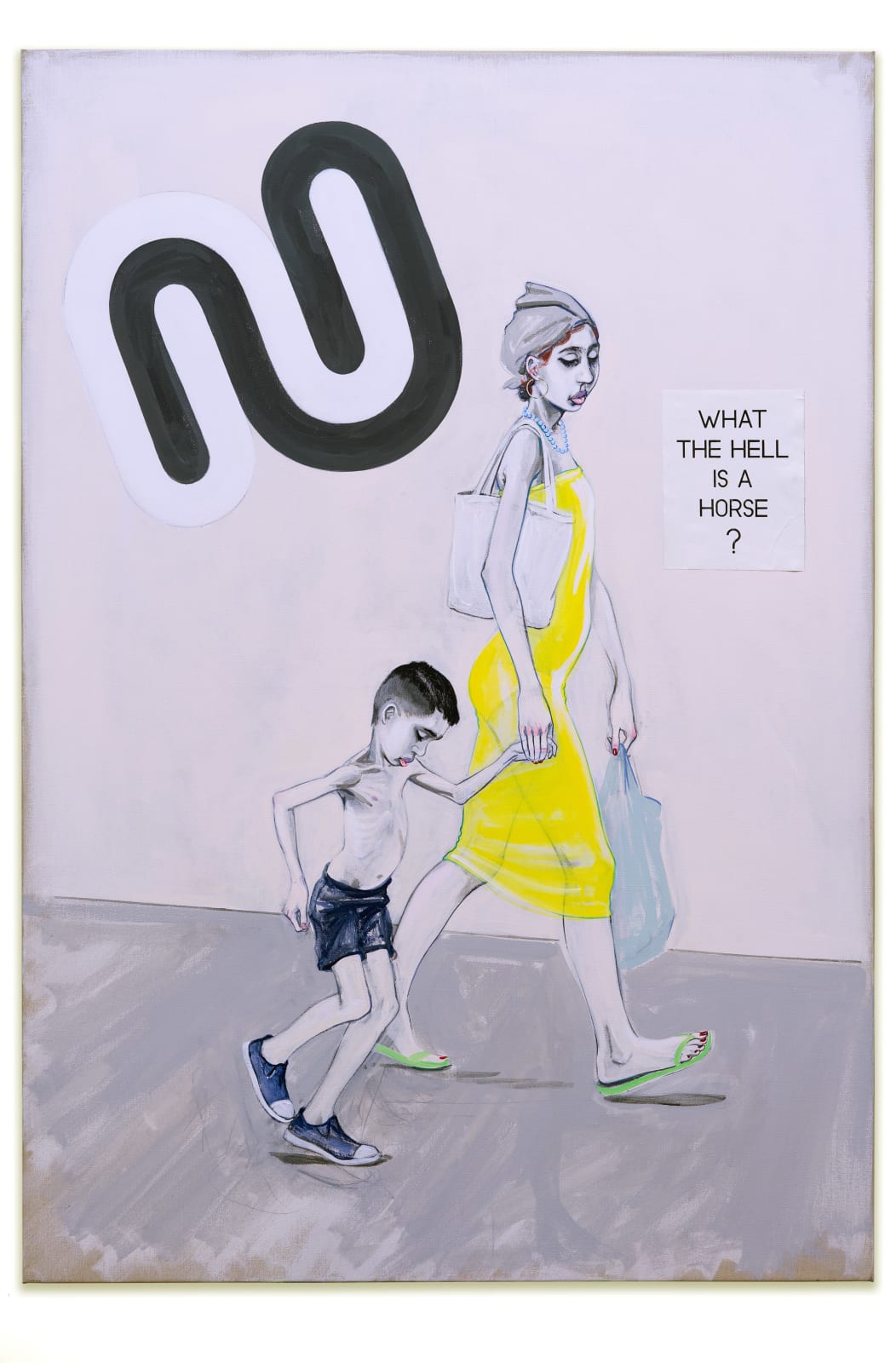 Charles Avery, Untitled (Sister and Brother with Graffiti in Background ... Charles Avery, Untitled (Sister and Brother with Graffiti in Background ...