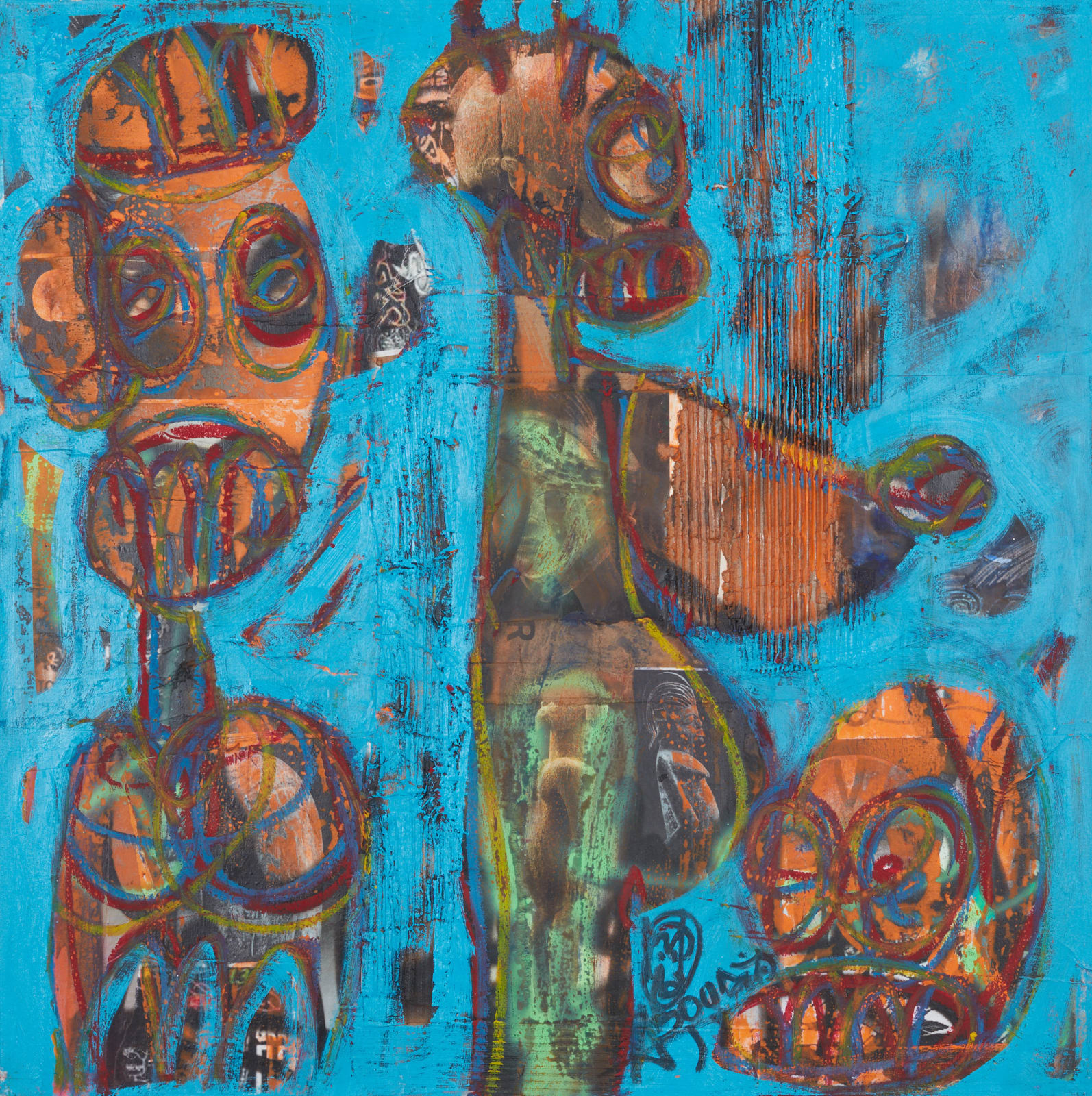 Aboudia, La Go, 2020 | Larkin Durey