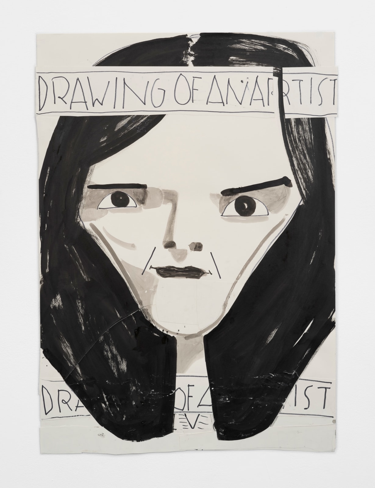 Rose Wylie, Drawing of an Artist, 2014 | JARILAGER Gallery