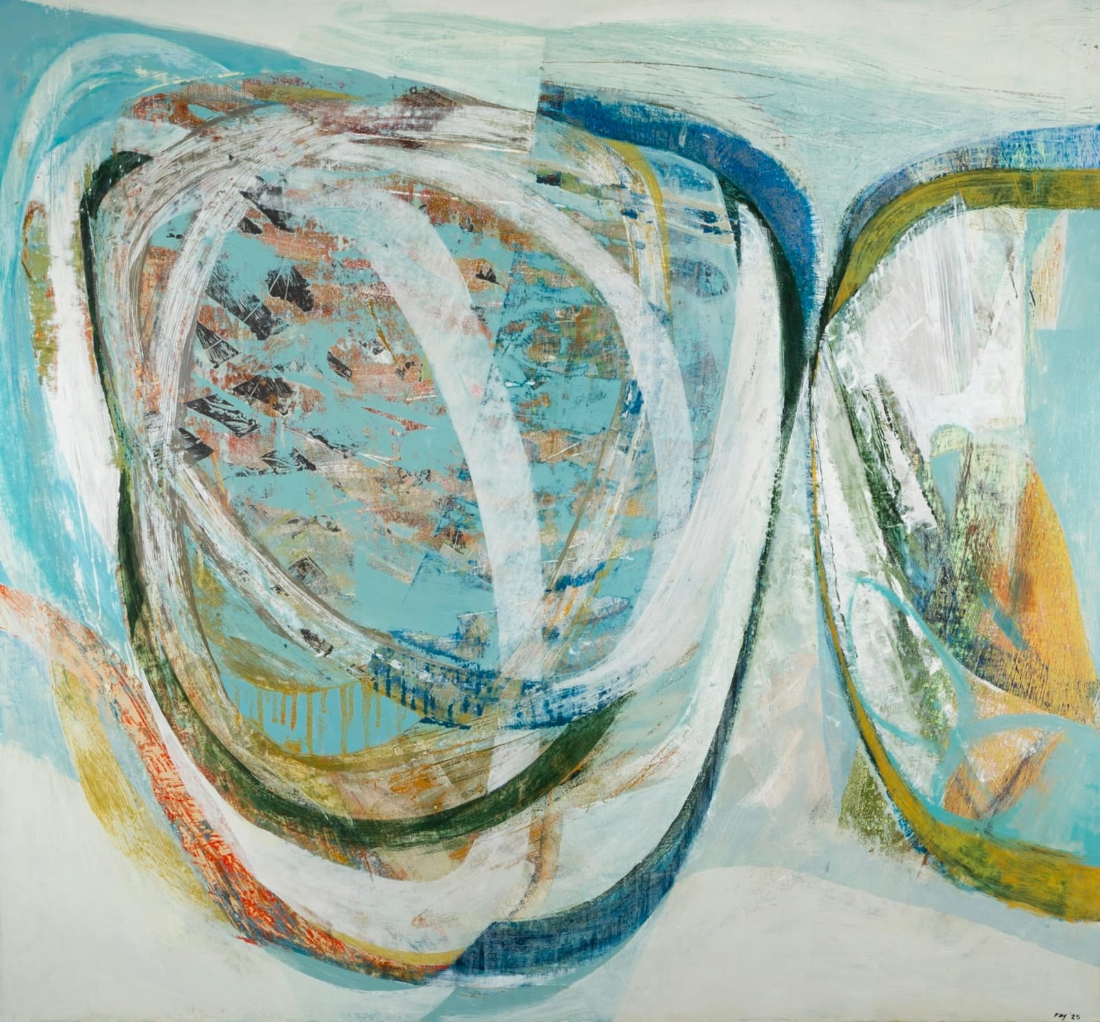 Peter Joyce, The Sea at Old Harry Rocks, 2025 | Jenna Burlingham Gallery