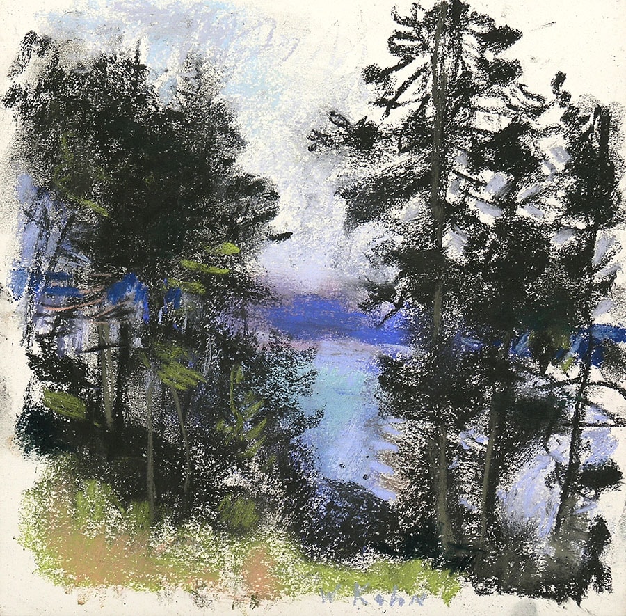 Wolf Kahn, ON CECILY'S MAINE SHORE, 2007 | Jerald Melberg