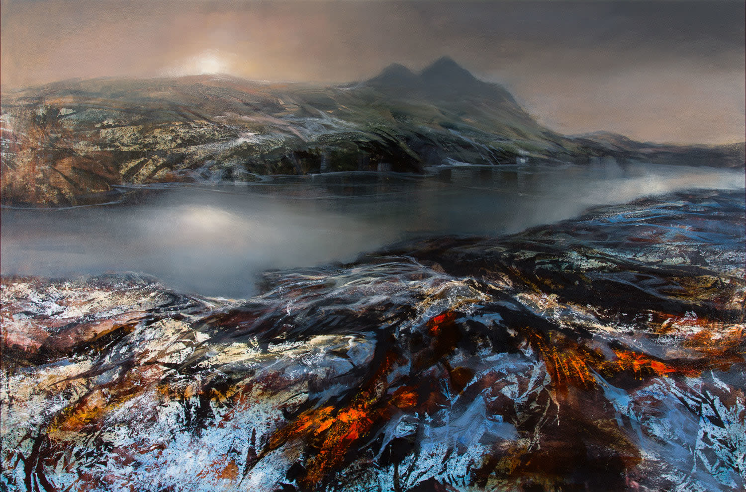 Beth Robertson Fiddes, Winter Assynt, 2022 | Kilmorack Gallery Beth Robertson Fiddes, Winter Assynt, 2022 | Kilmorack Gallery