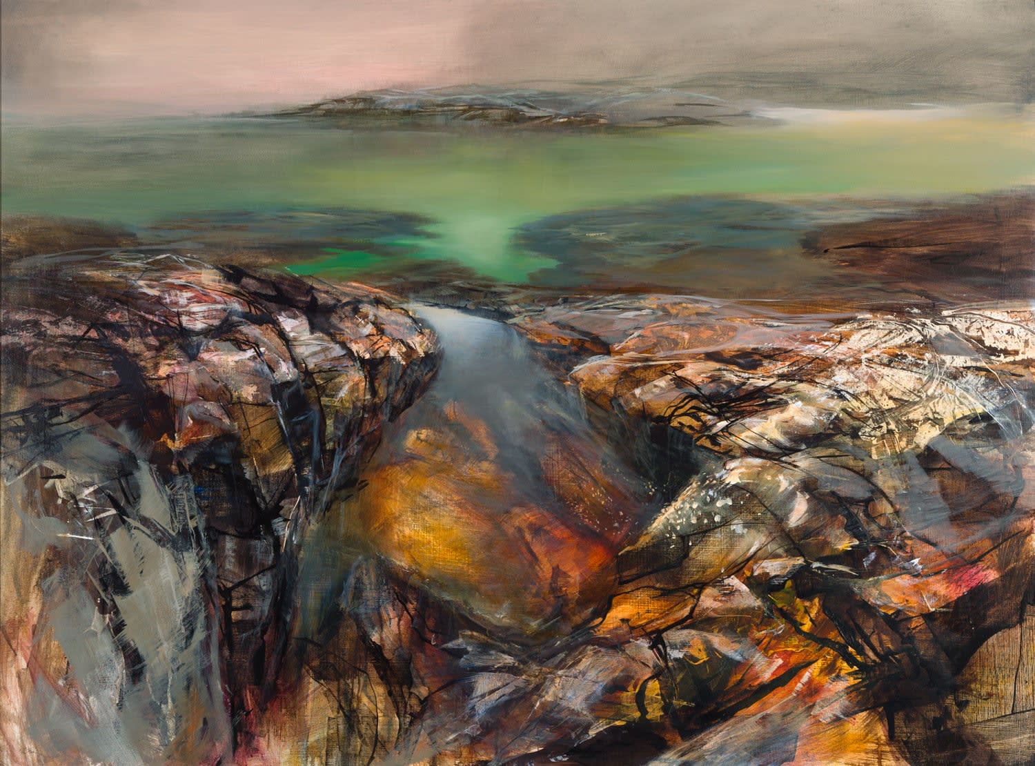 Beth Robertson Fiddes, August Pool, 2024 | Kilmorack Gallery