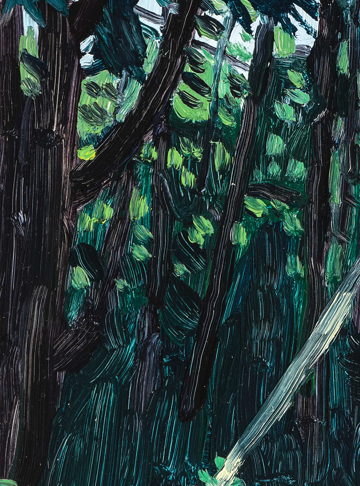 Claudia Keep, Late Afternoon Light Through The Trees, 2022 | Galerie Marguo