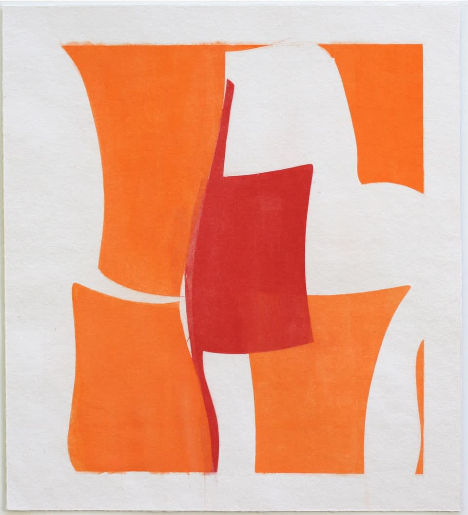 Joanne Freeman, Orange Red, 2023 | Markel Fine Arts