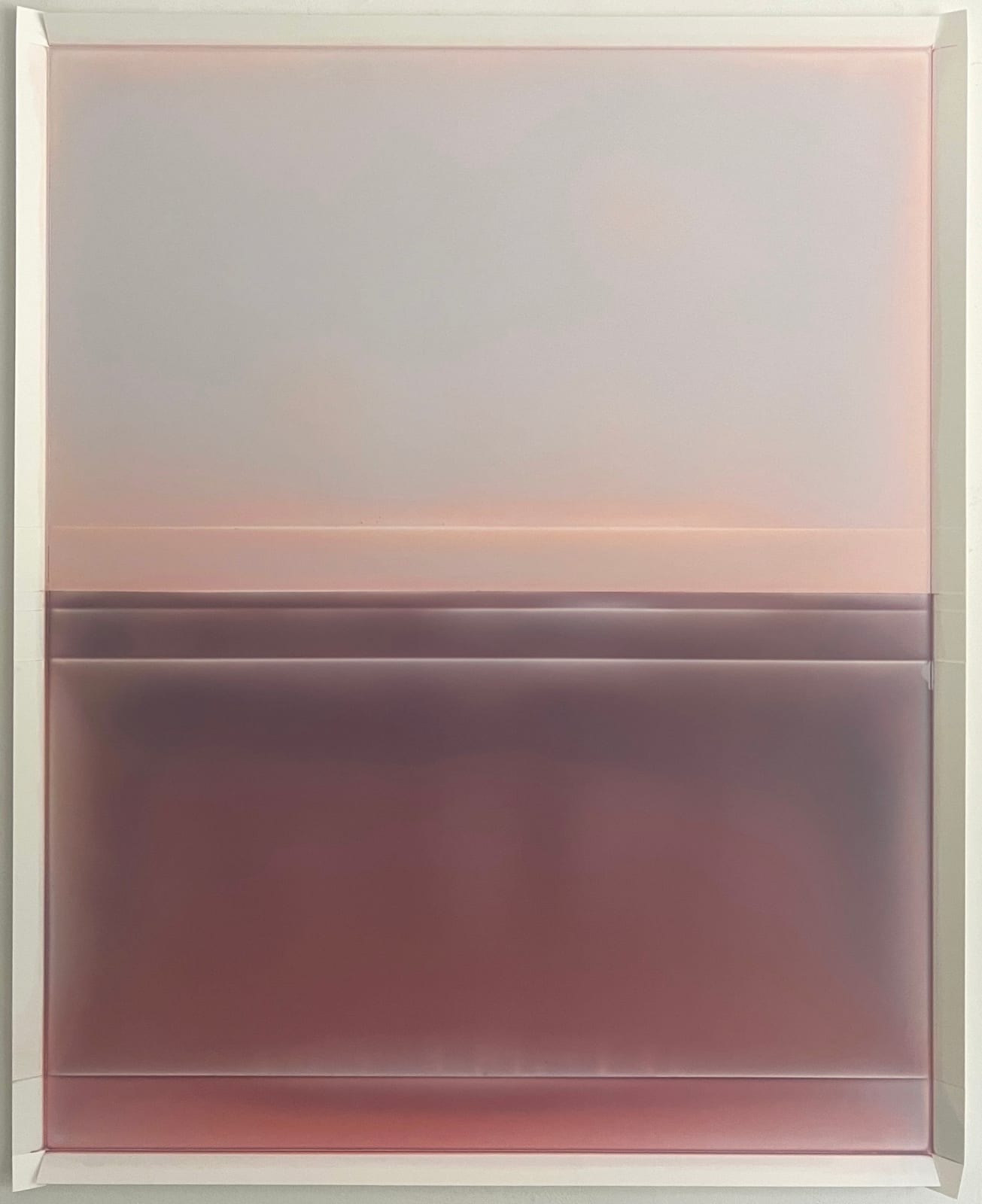 Susan English, Cascading Folds (with footer) No.56, 2024 | Markel Fine Arts