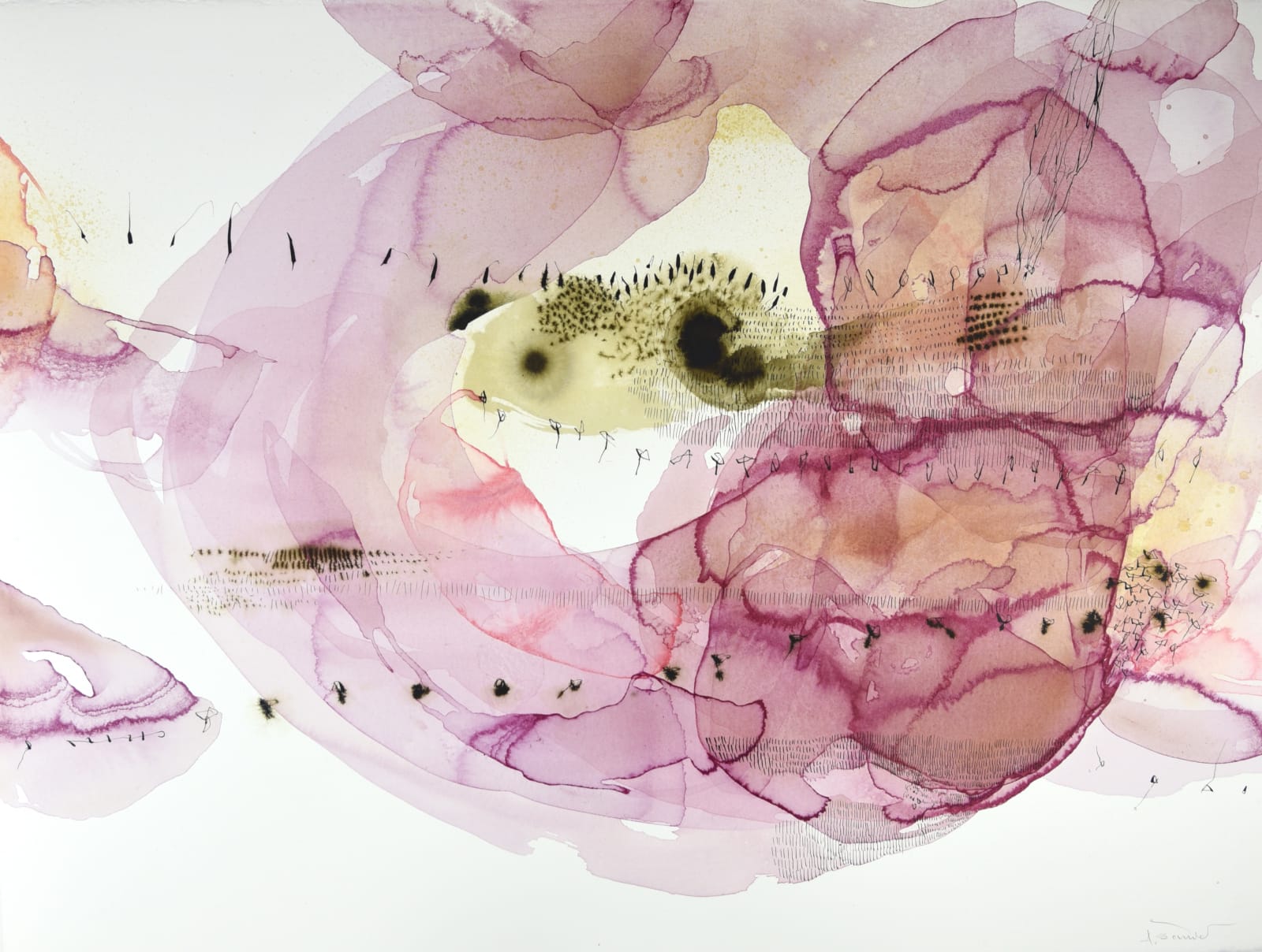 Ana Zanic, Blush Nebula W-2022-12-17, 2022 | Markel Fine Arts