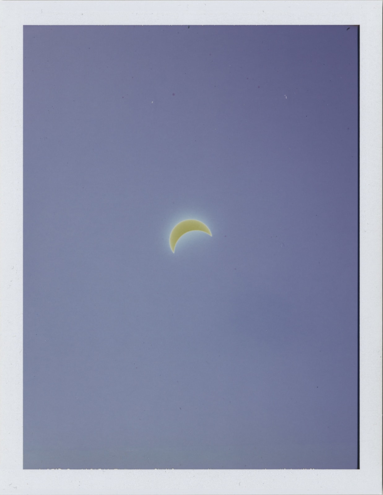 Chris McCaw, Instant #95 (eclipse), 2024 | Marshall Gallery