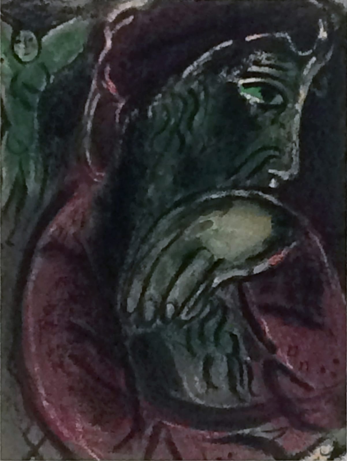 Marc Chagall, Job Disconsolate, 1960 | Matthews Gallery
