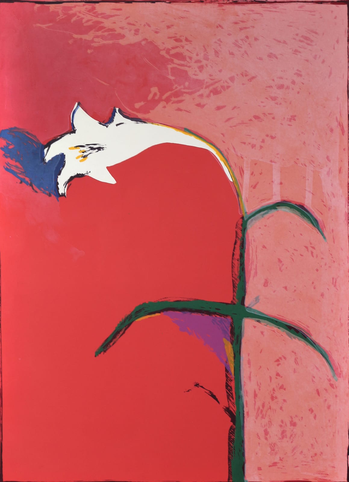 Fritz Scholder, White Lilly | Matthews Gallery
