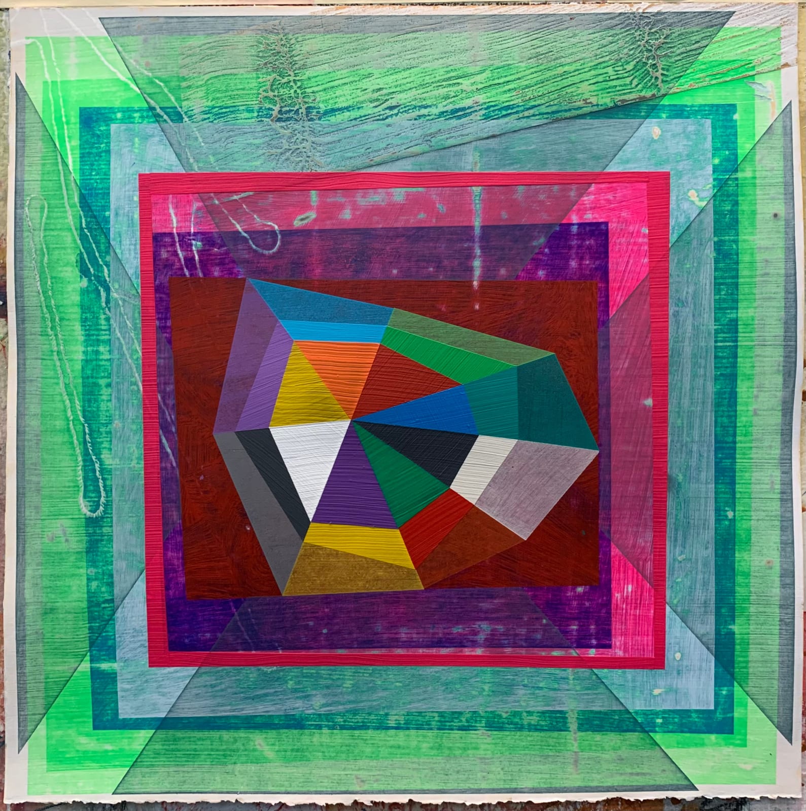 Michael Barringer, Organic Geometry (Pinwheel Mandala III) | Momentum Gallery