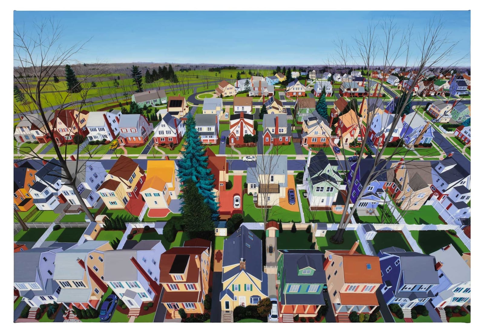 Jessica Rohrer, Green Lawns with Horizon | NICK RYAN GALLERY