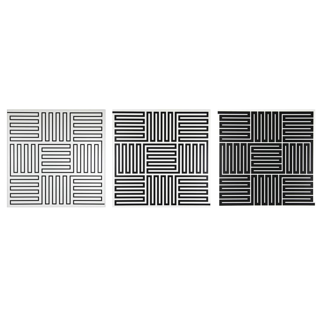 Vera MOLNAR, Croix en ligne, 2023 | Oniris.art - Rennes Vera MOLNAR, Croix en ligne, 2023 | Oniris.art - Rennes