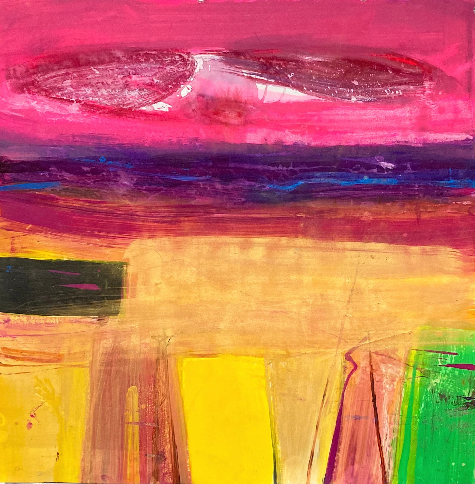 Barbara Rae CBE RA, Moor Storm | Open Eye Gallery