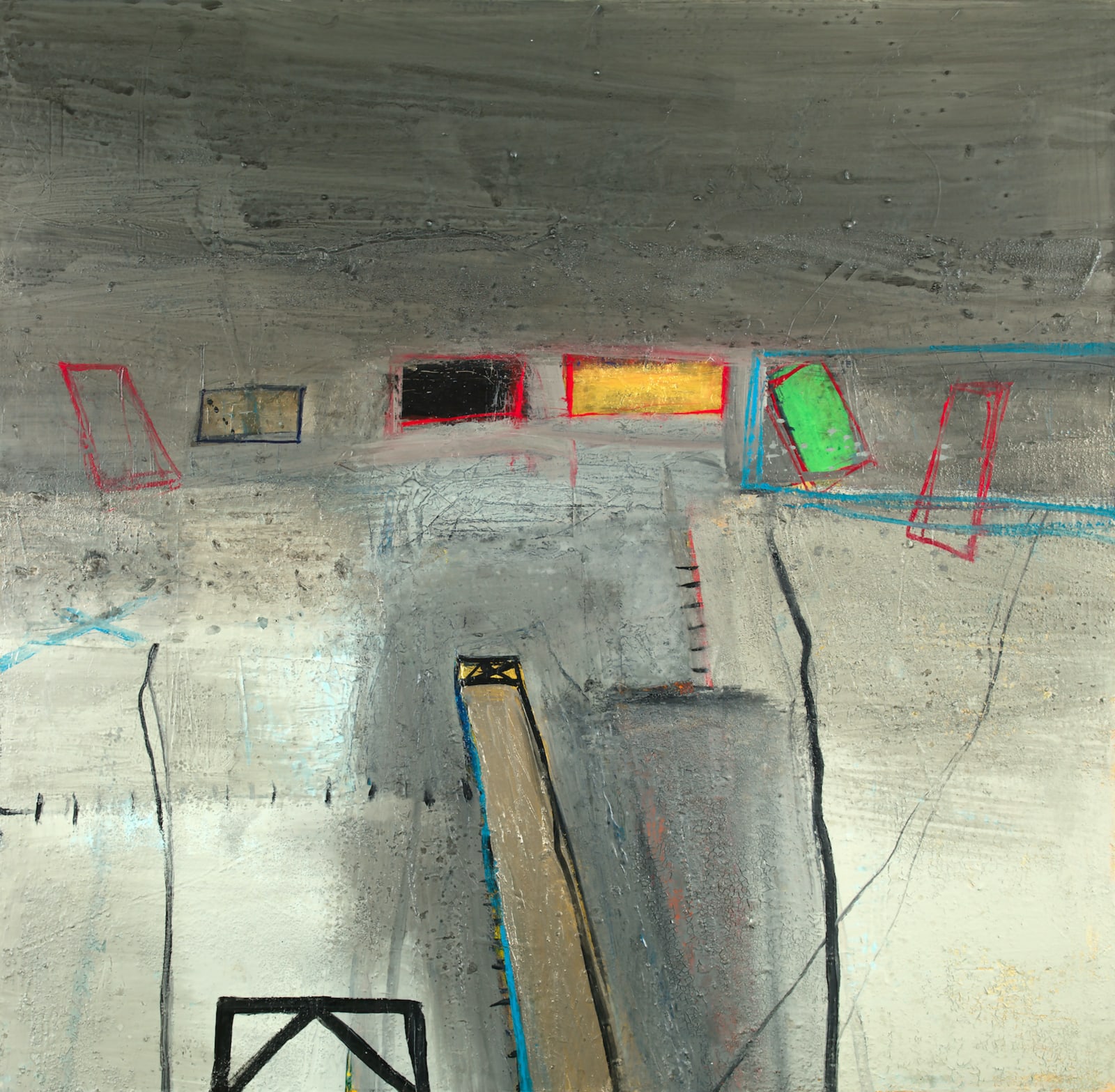 Barbara Rae CBE RA, Snow Penshiel | Open Eye Gallery