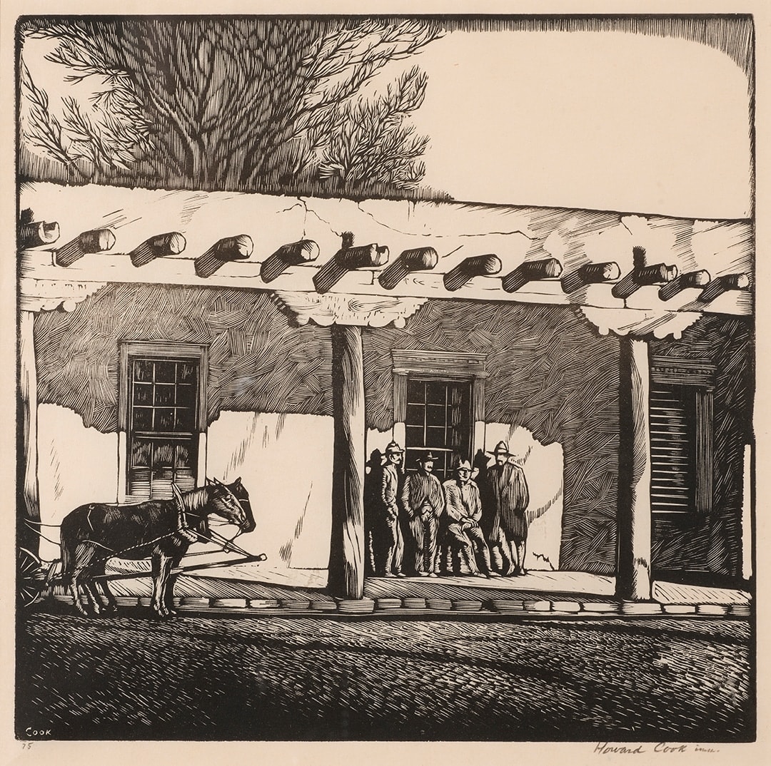 Howard Cook, Governor's Palace, d. 1926 | The Owings Gallery