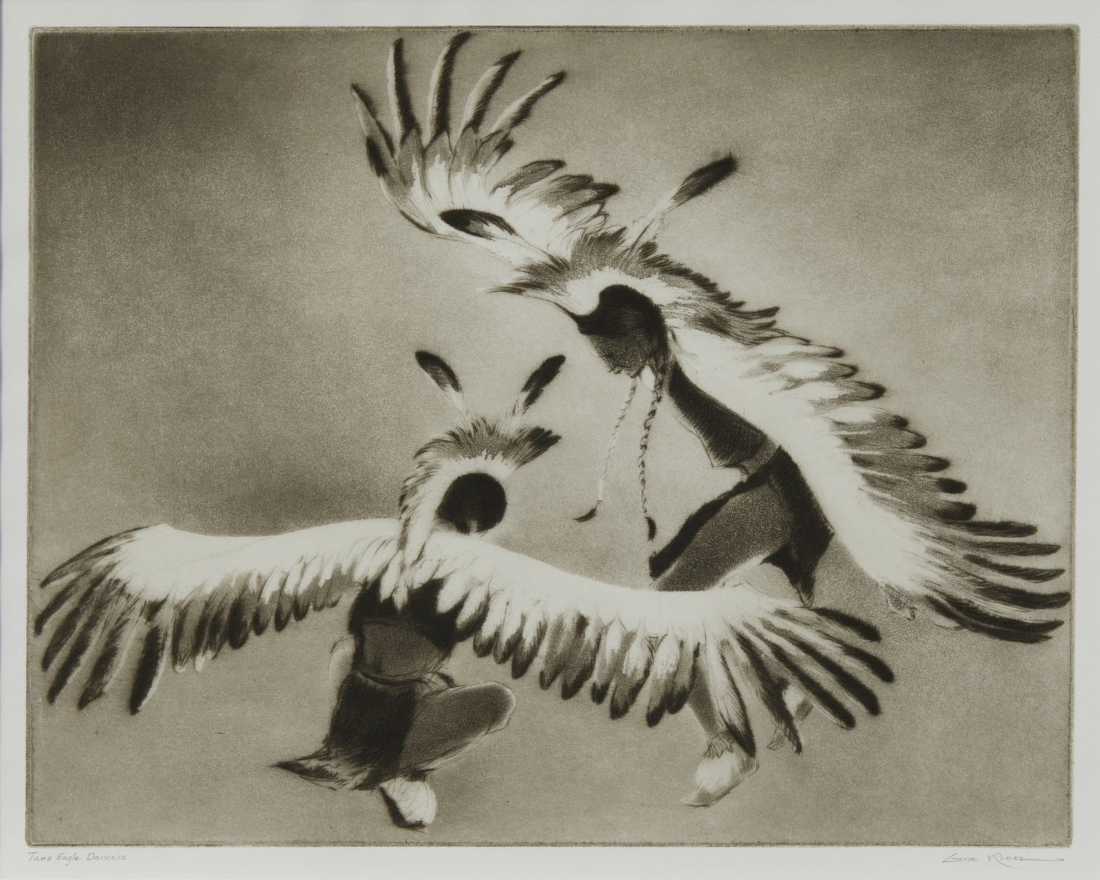 Gene Kloss, Taos Eagle Dancers, d. 1955 | The Owings Gallery