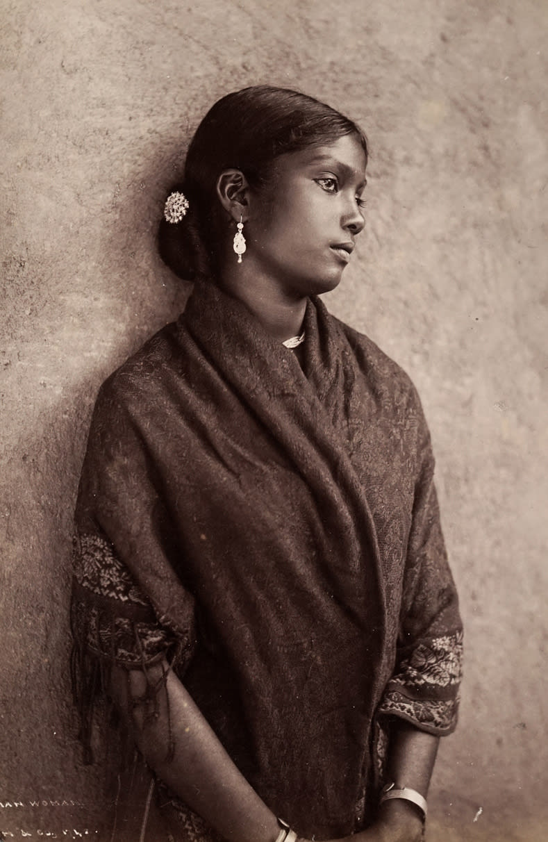 Charles Scowen, Kandian Woman, 1880 | Peter Fetterman Gallery