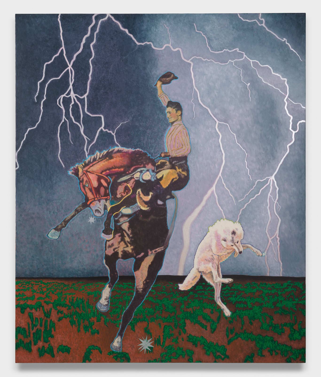 Aaron Morse, Lightning Bronco, 2025 | Philip Martin Gallery