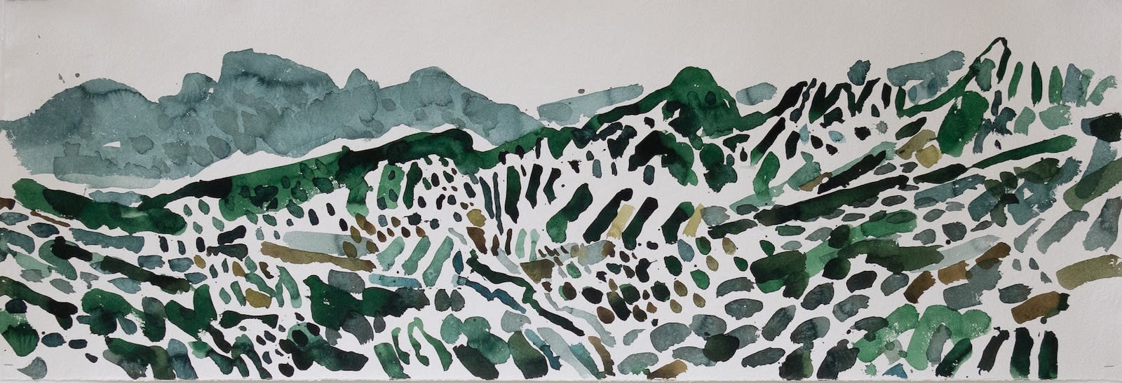 Barbara Macfarlane, Col d'Ey Pass, 2021 | Rebecca Hossack Art Gallery