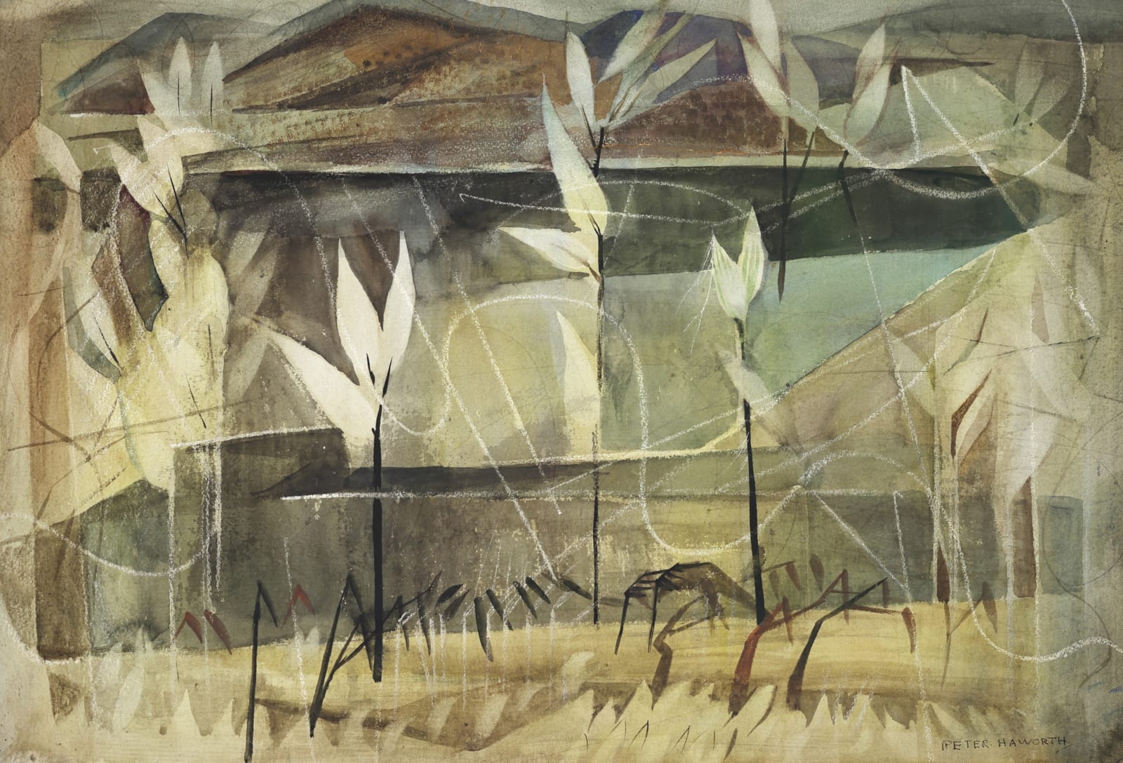 Peter Haworth, Northern Lake, c 1960 | Rookleys