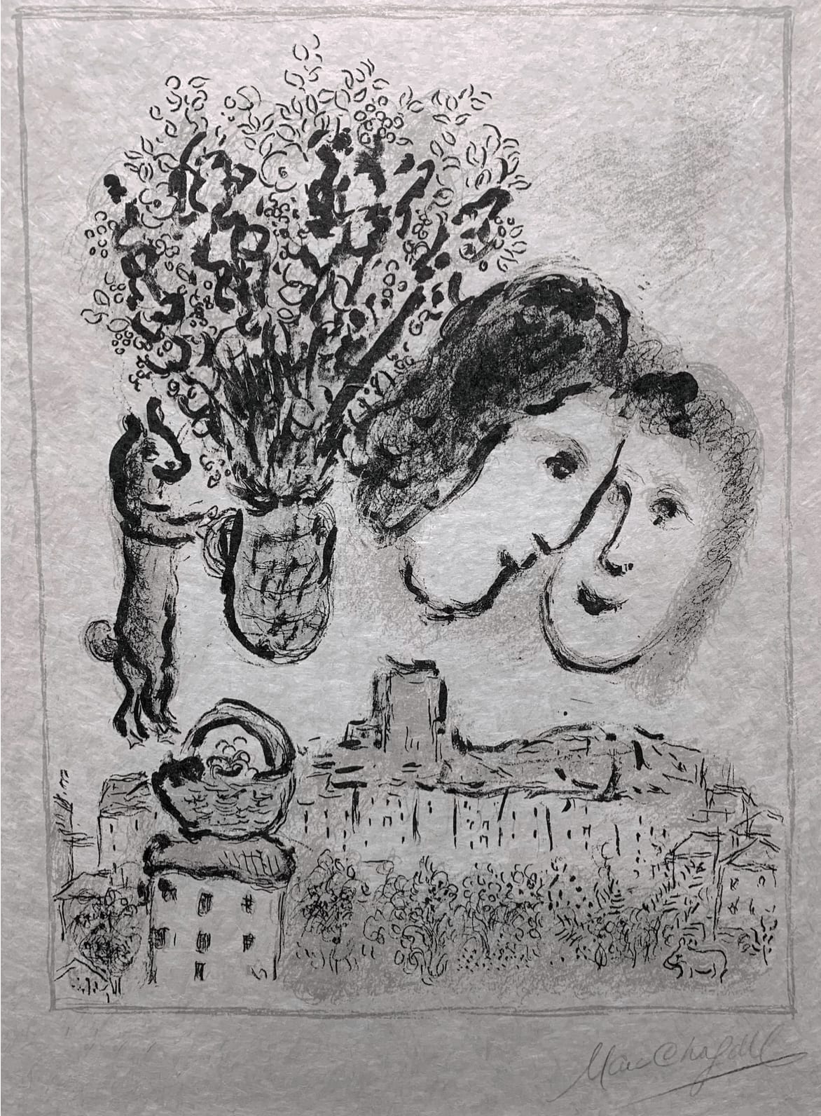 Marc Chagall, Double Visage Girls , 1974 | Rukaj Gallery