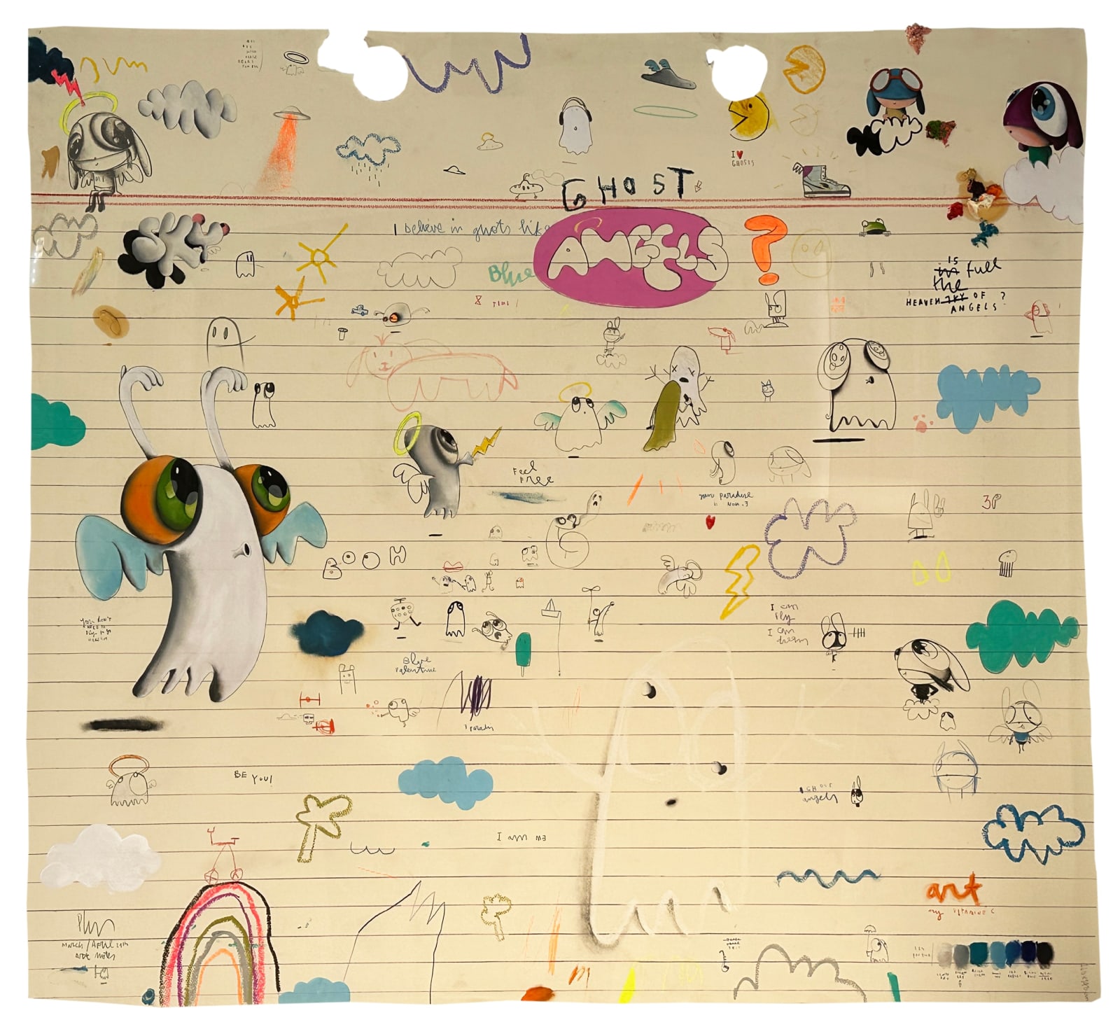 Edgar Plans, Ghost art notes, 2023 | S2A