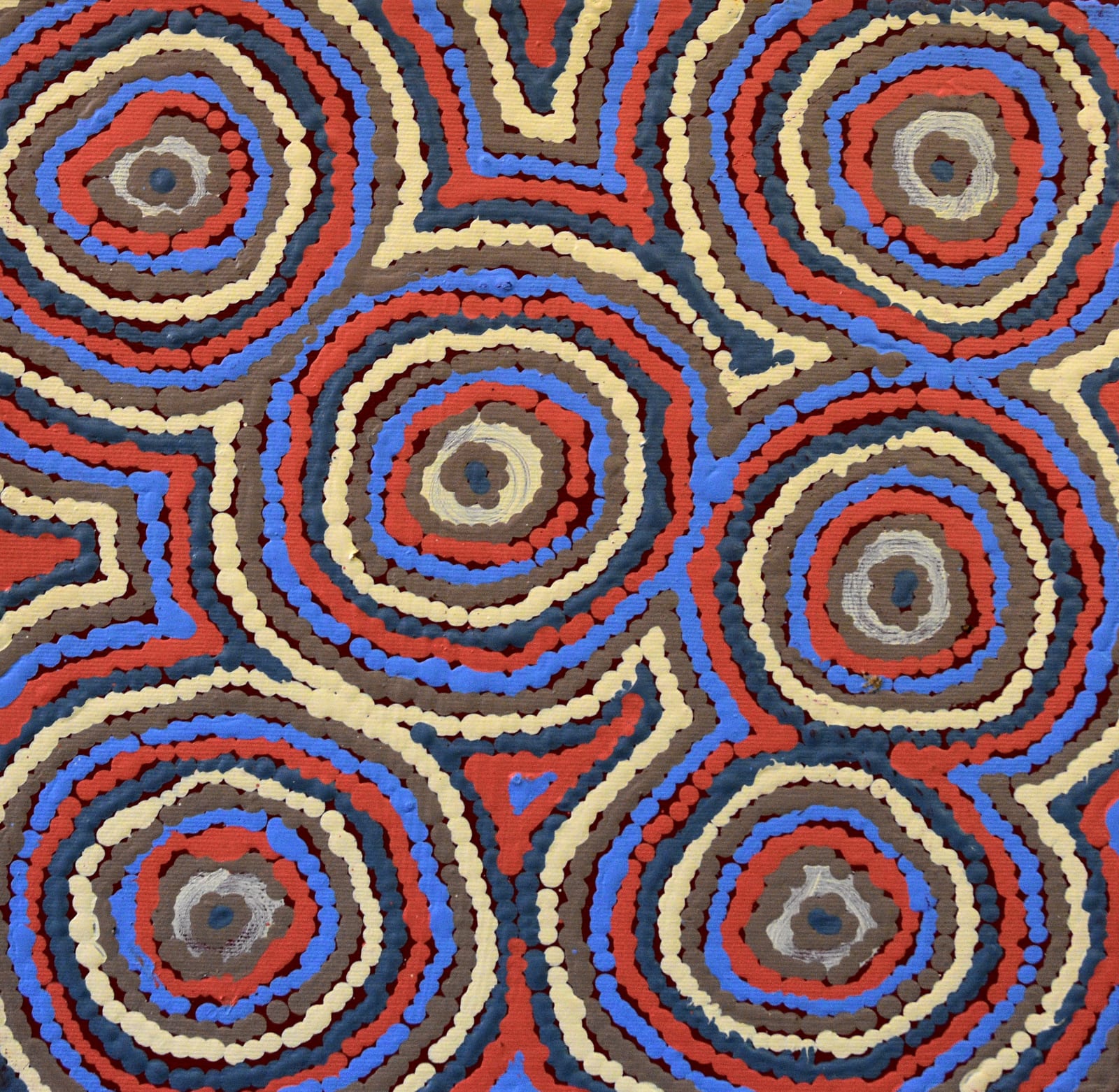 Sarah Napaljarri Sims, Mina Mina Jukurrpa (Mina Mina Dreaming), 2023 ...