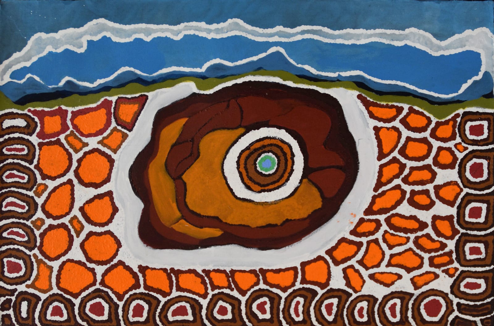 Janet Stretch, Wold Creek Crater, 2021 | Short St Gallery