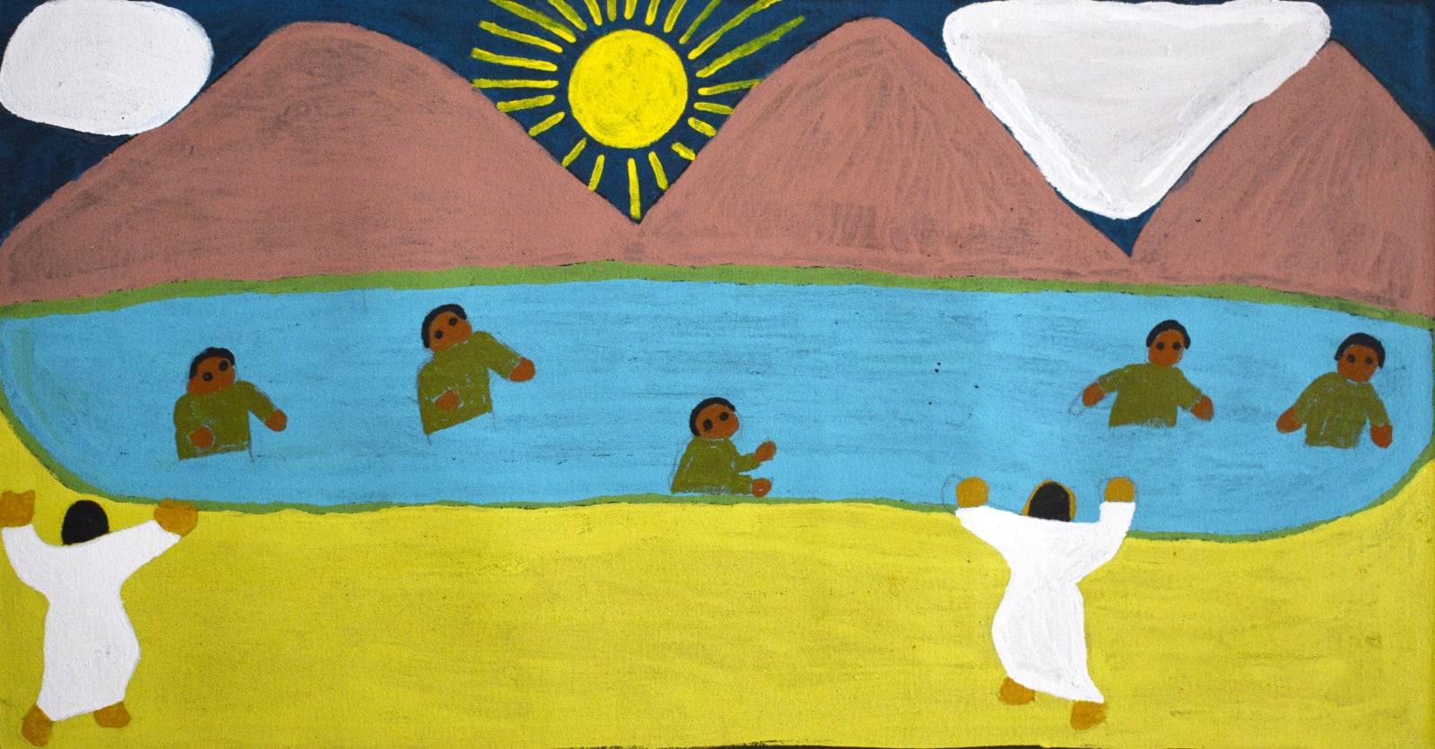 Nakamarra (Susannah) Nelson, People Hunting For Goanna, 2019 | Short St ...