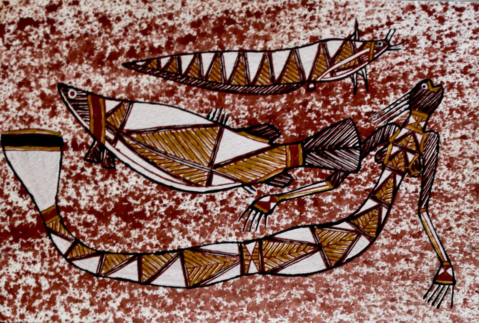 Graham Badari, Yawkyawk (Water Spirit), 2022 | Short St Gallery